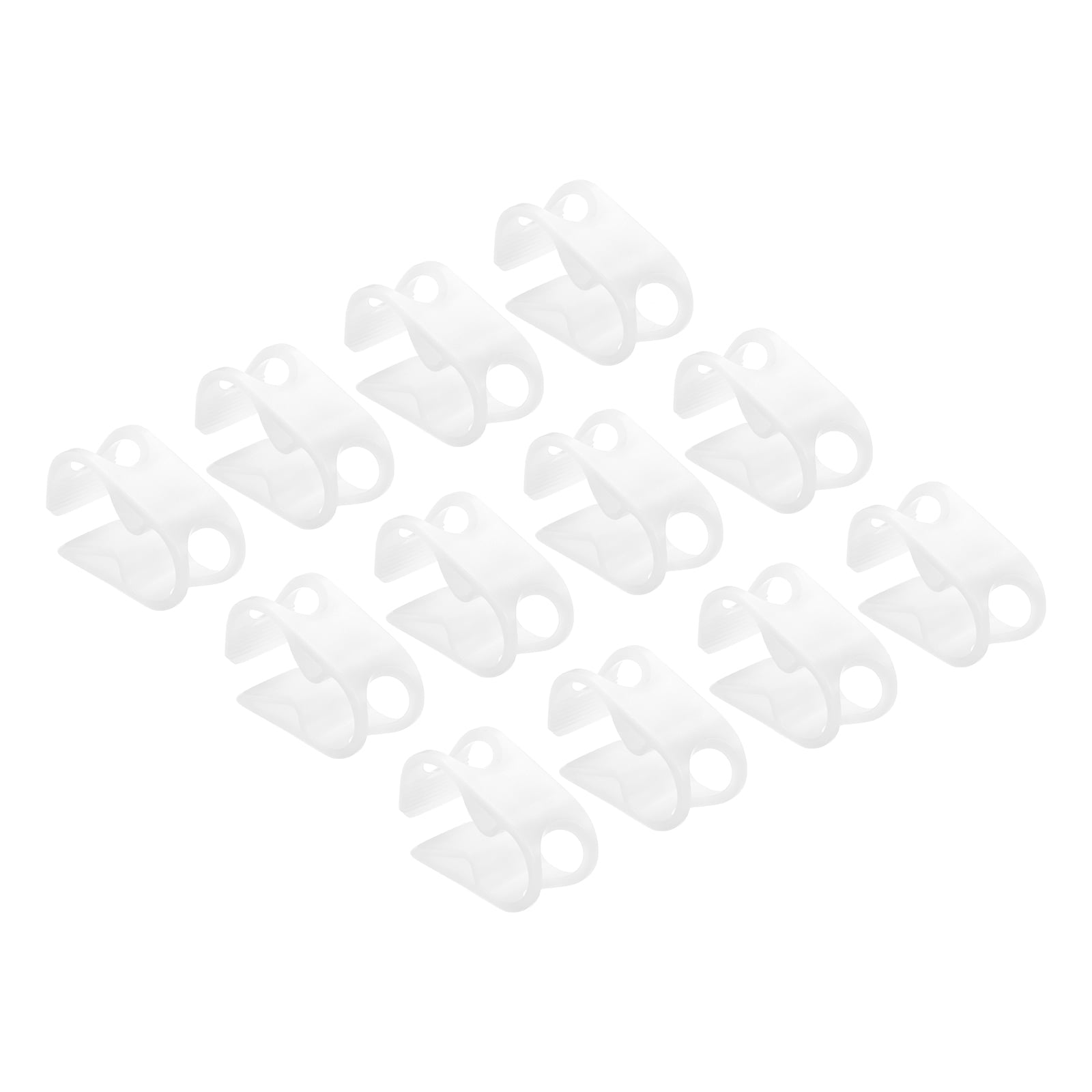 Uxcell Plastic Tube Tubing Clamps, 12Pcs 3/8" - 5/8" Tube OD Adjustable ...