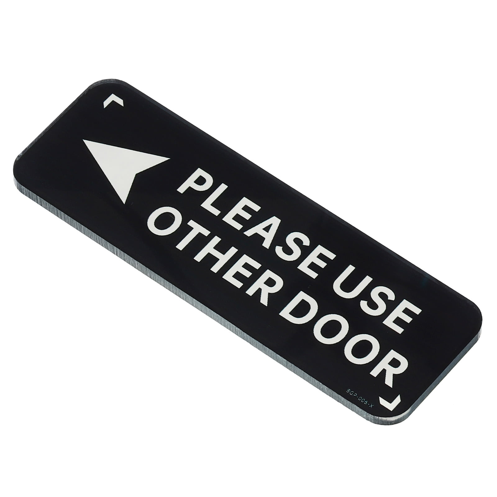 Uxcell Please Use Other Door Left Arrow Sign 6"x2" Self Adhesive ...