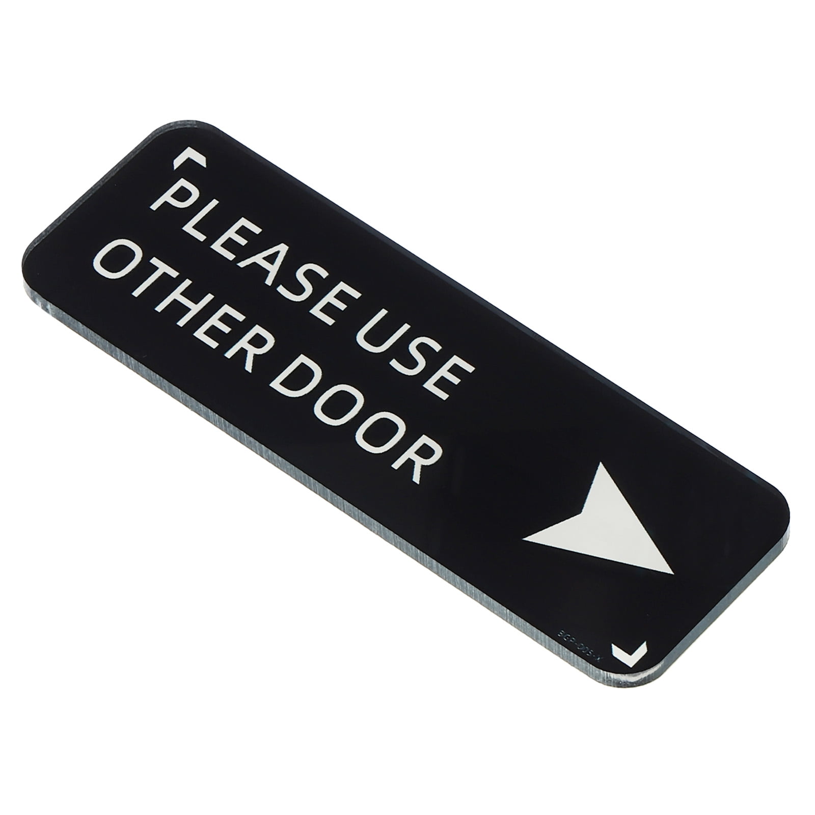 Uxcell Please Use Other Door Right Arrow Sign 6"x2" Self Adhesive ...