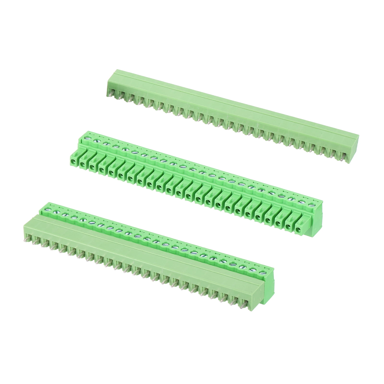 Uxcell Pluggable PCB Terminal Block Connectors, 2 Set 24 Pin 3.81mm/0. ...