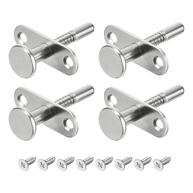 Uxcell Plunger Latches, 6.5x45mm/0.26x1.77inch Steel Spring-Loaded Bolt ...
