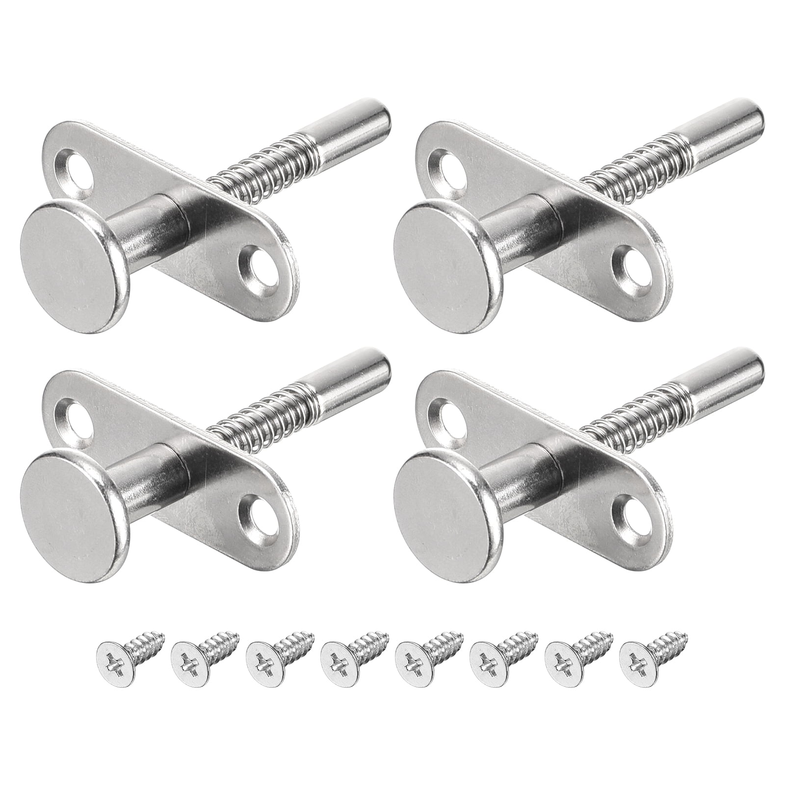 Uxcell Plunger Latches, 6.5x55mm/0.26x2.17inch Steel Spring-Loaded Bolt ...