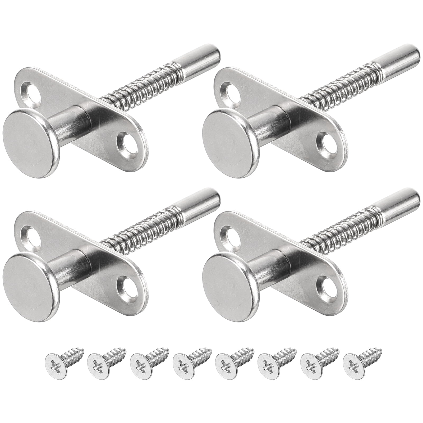 Uxcell Plunger Latches, 6.5x65mm/0.26x2.56inch Steel Spring-Loaded Bolt ...