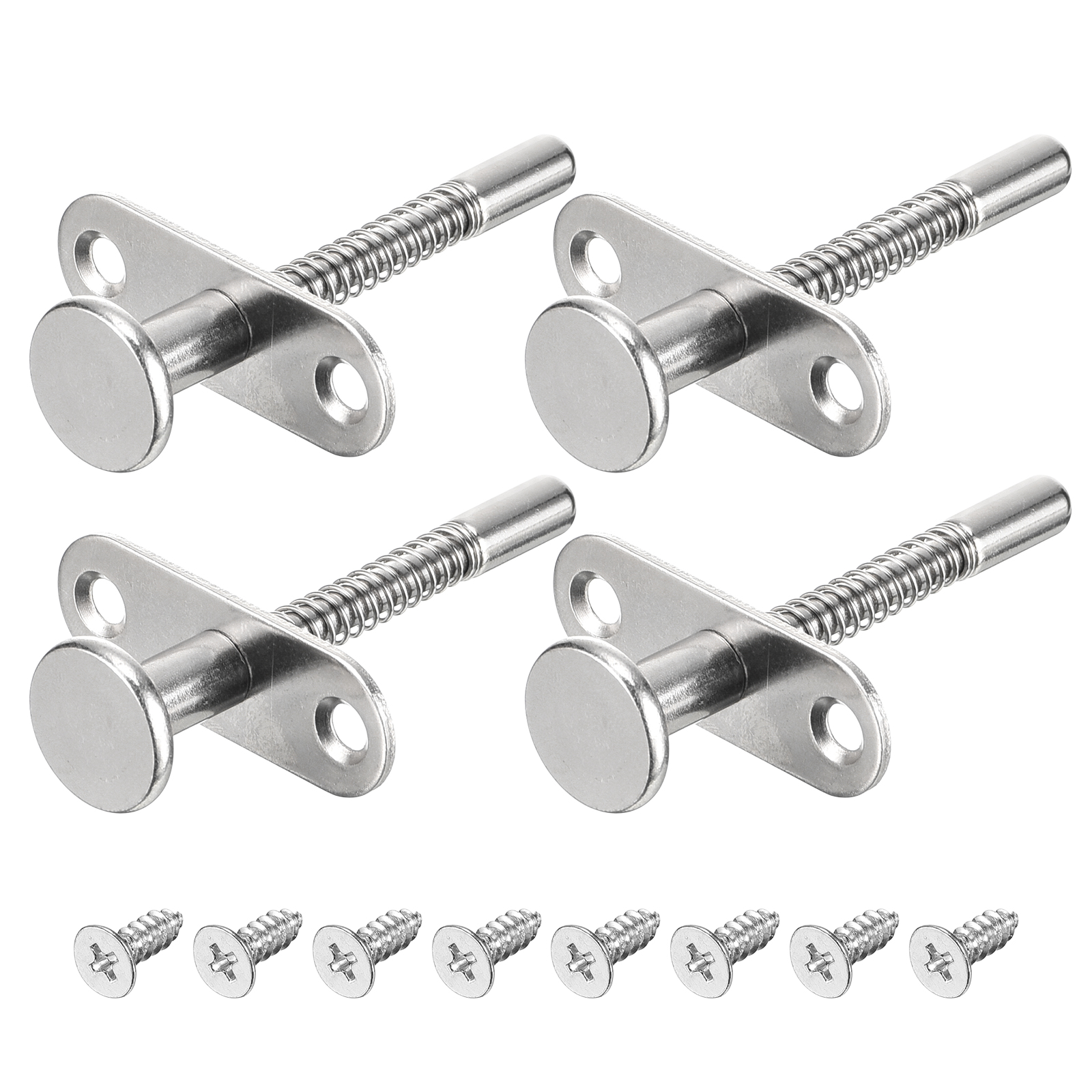 Uxcell Plunger Latches, 6.5x70mm/0.26x2.76inch Steel Spring-Loaded Bolt ...