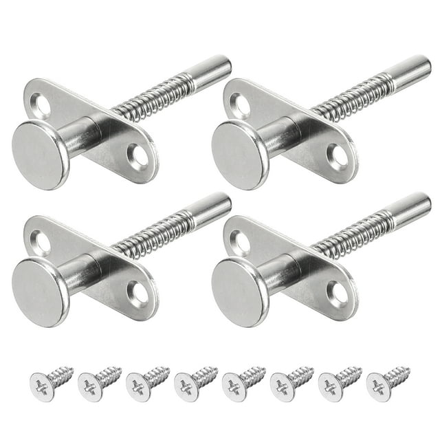Uxcell Plunger Latches, 6.5x70mm/0.26x2.76inch Steel Spring-Loaded Bolt ...