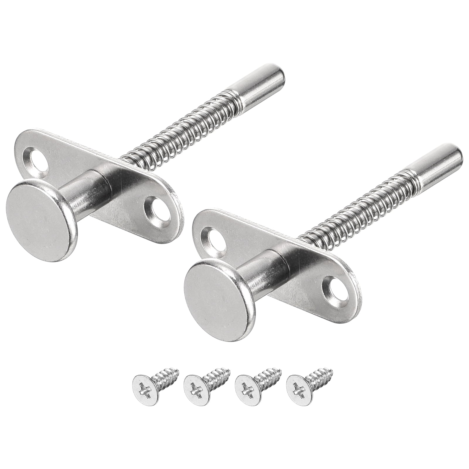 Uxcell Plunger Latches, 6.5x80mm/0.26x3.15inch Steel Spring-Loaded Bolt ...