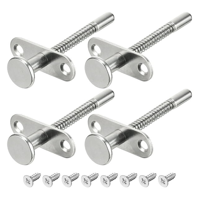 Uxcell Plunger Latches, 6.5x80mm/0.26x3.15inch Steel Spring-Loaded Bolt ...