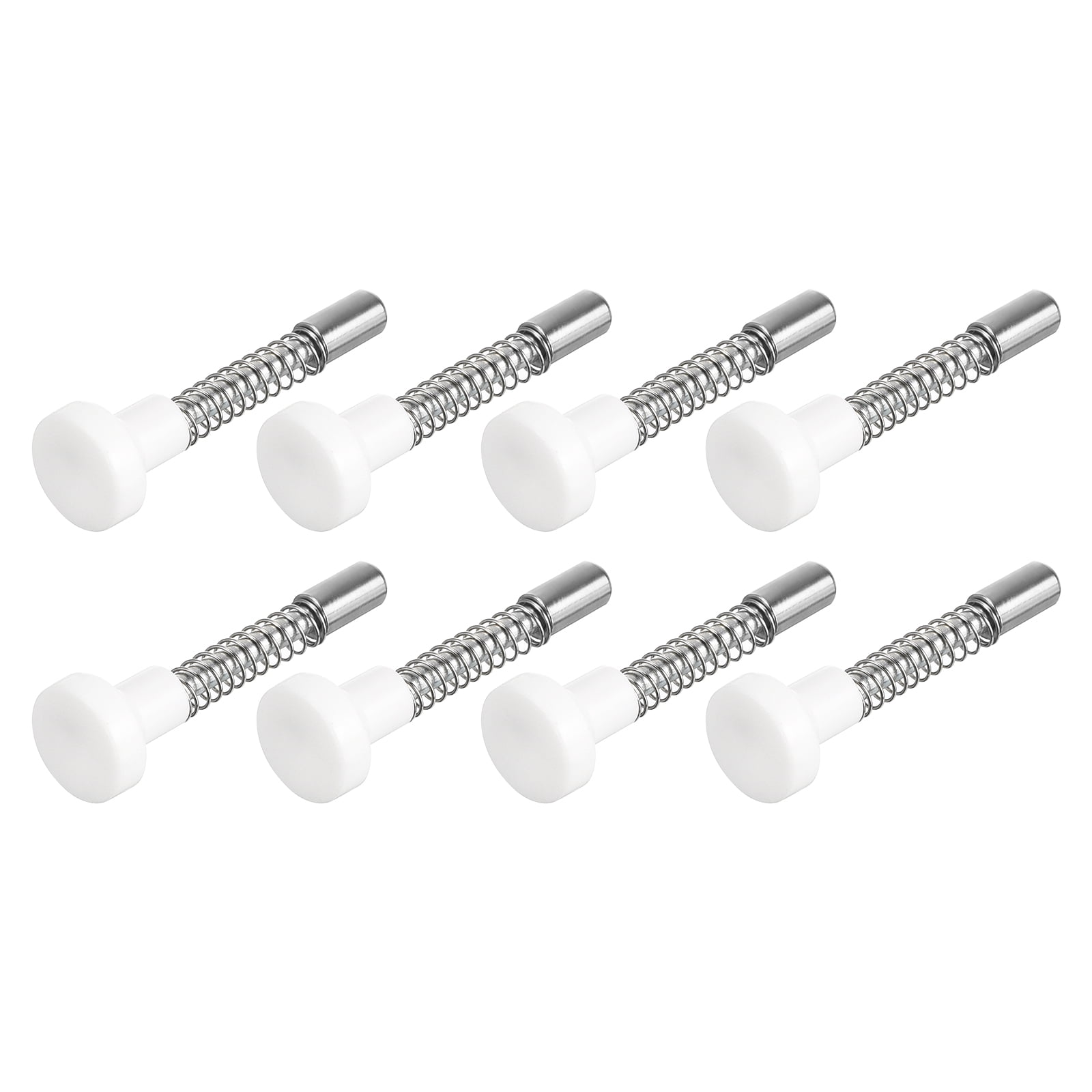 Uxcell Plunger Latches, 6x50mm/0.24x1.97inch Steel Spring-Loaded Bolt ...