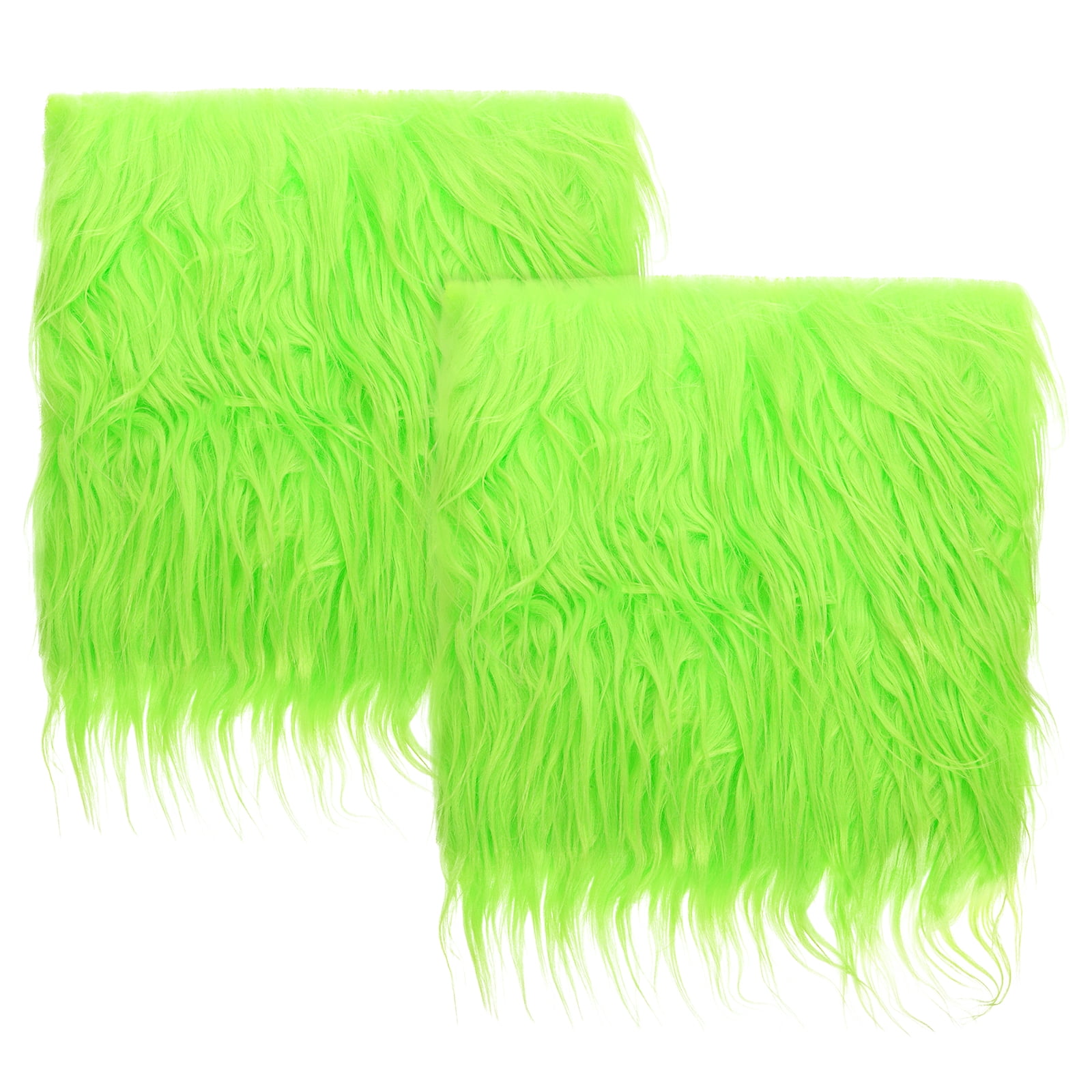 Uxcell Plush Faux Fur Fabric Square, 10" x 10" Fluffy Faux Fur Patches ...