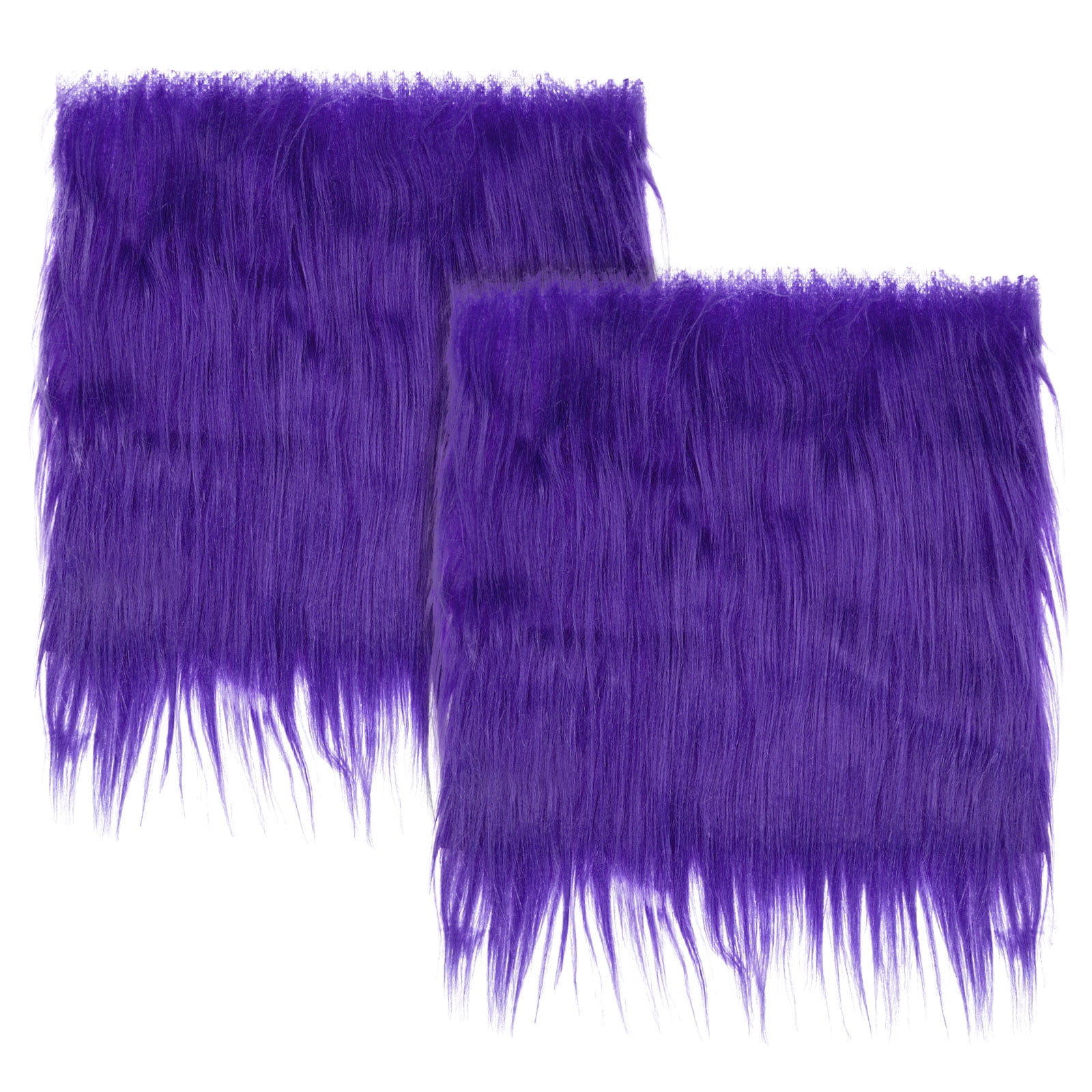 Uxcell Plush Faux Fur Fabric Square, 10" x 10" Fluffy Faux Fur Patches ...