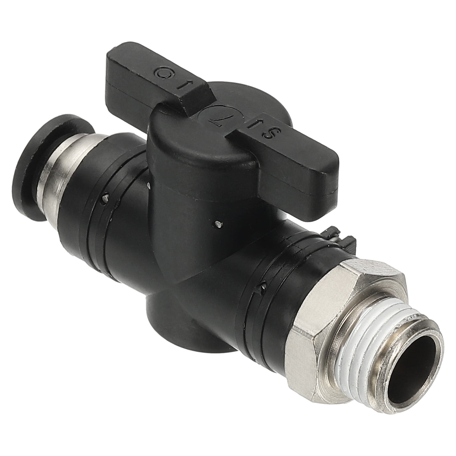 Uxcell Pneumatic Ball Valve PT Male Thread Push to Connect Fittings ...