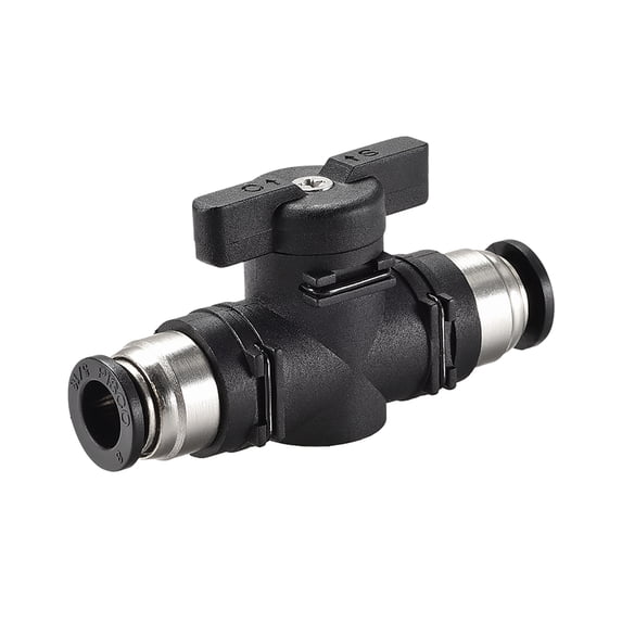 Uxcell Pneumatic Ball Valve, Push To Connect, 8mm Inner Diameter for ...