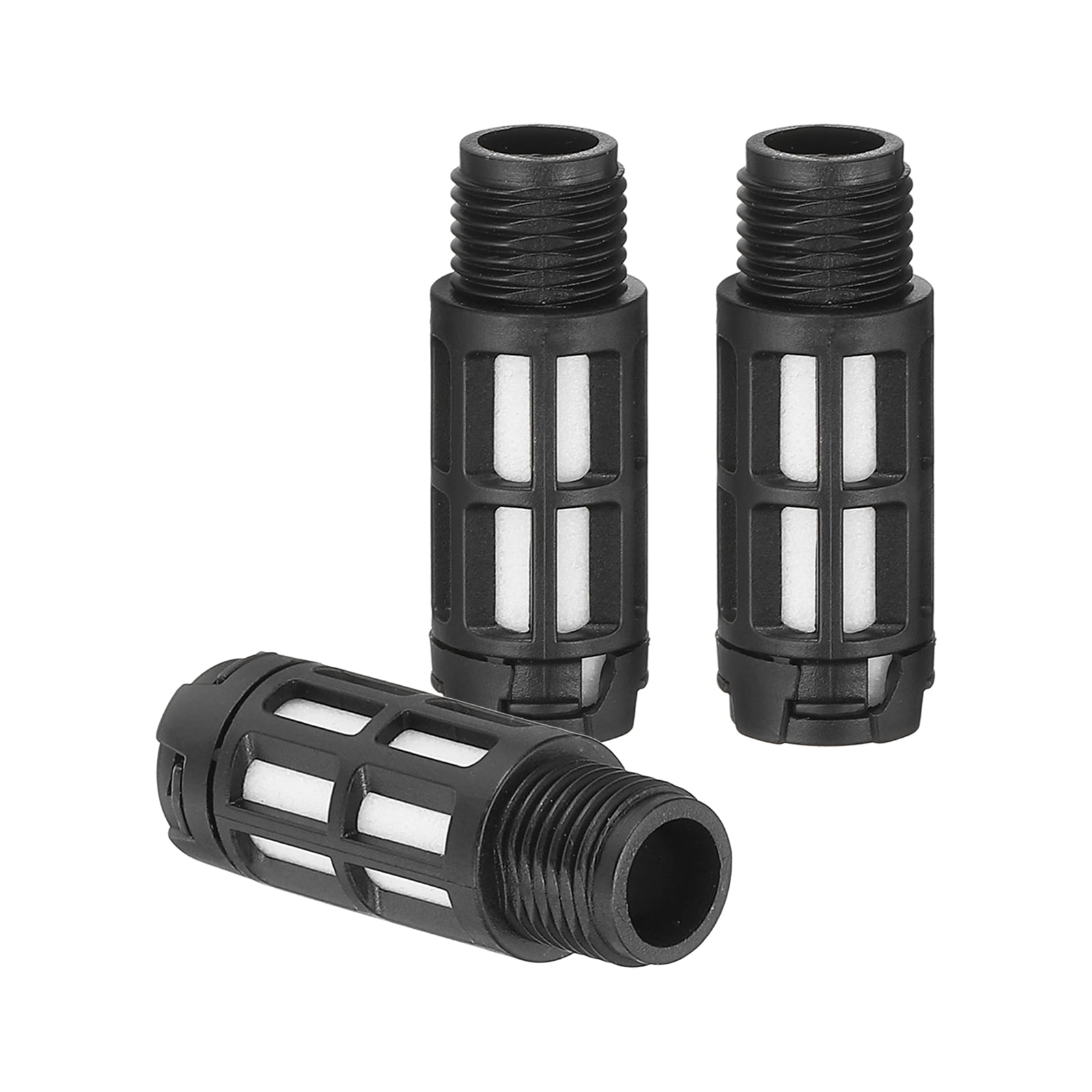 Uxcell Pneumatic Muffler G 1/4 Plastic Air Compressor Exhaust Muffler ...