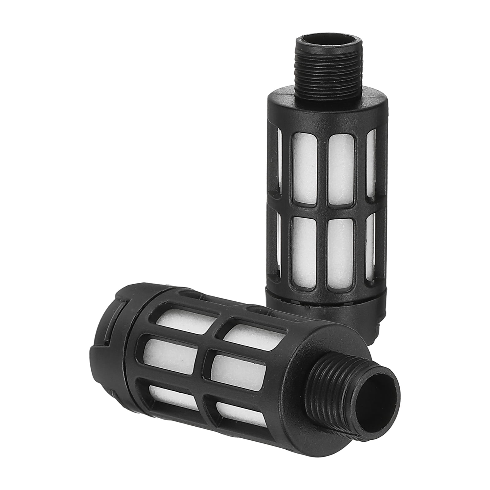 Uxcell Pneumatic Muffler G 1/8 Plastic Air Compressor Exhaust Muffler ...