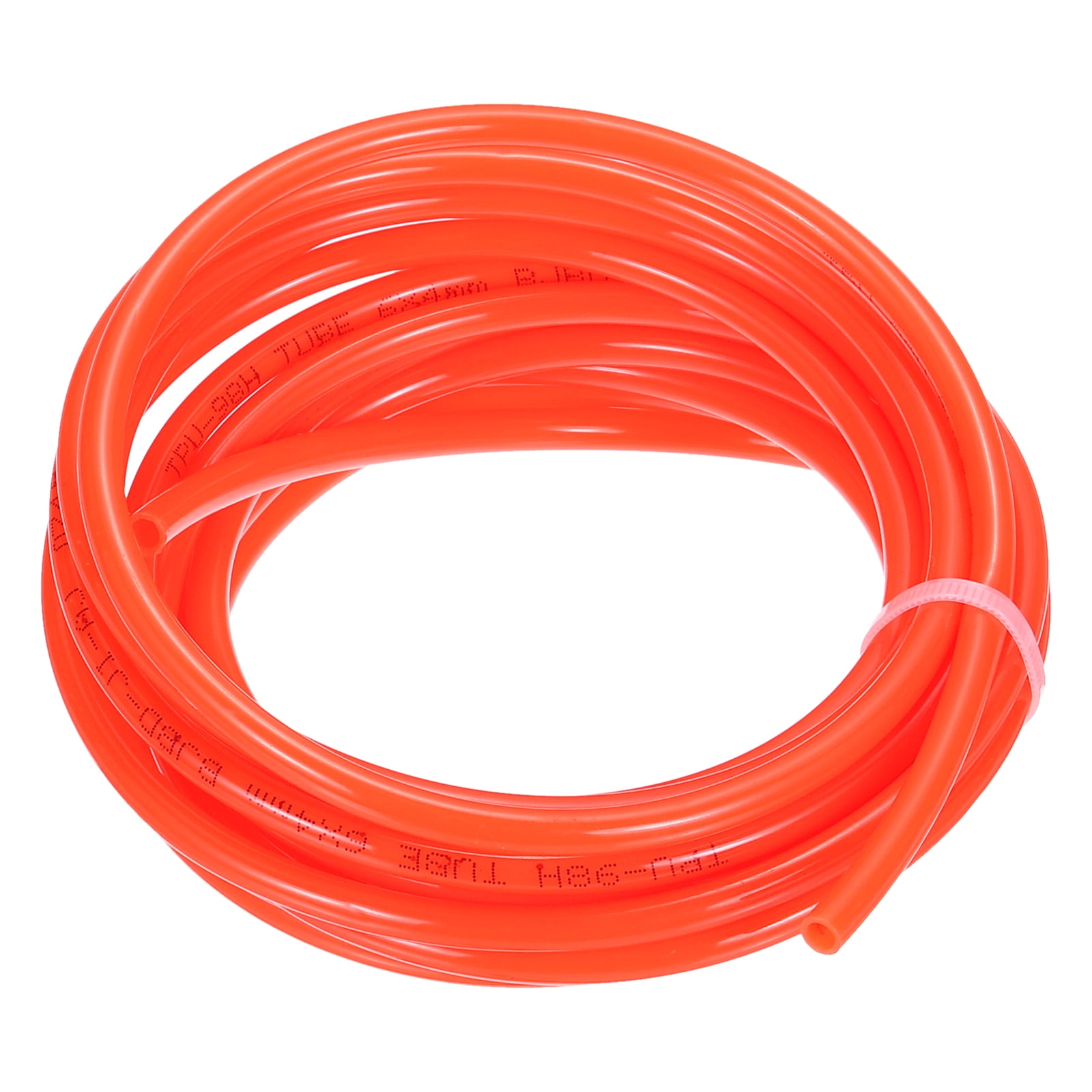 Uxcell Pneumatic Tubing 1/4" OD 16.4ft 6mm OD 4mm ID PU Air Line Pipe ...