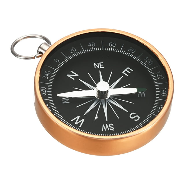 Uxcell Pocket Compass Survival Sports Navigation Compass with Key Ring ...