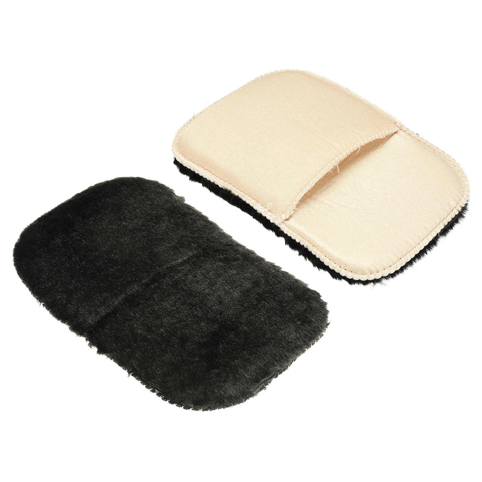 Uxcell Polishing Gloves Leather Shoes Cleaning Shine Cloth, Black 2 ...