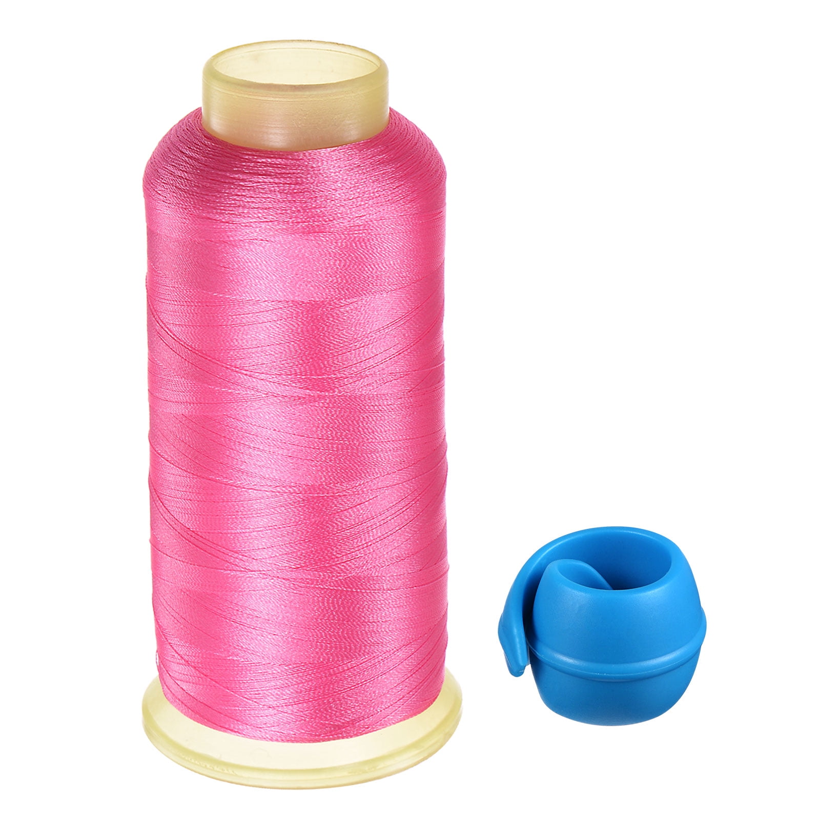 Uxcell Polyester Embroidery Thread and Thread Spools Savers Kit, Dark ...