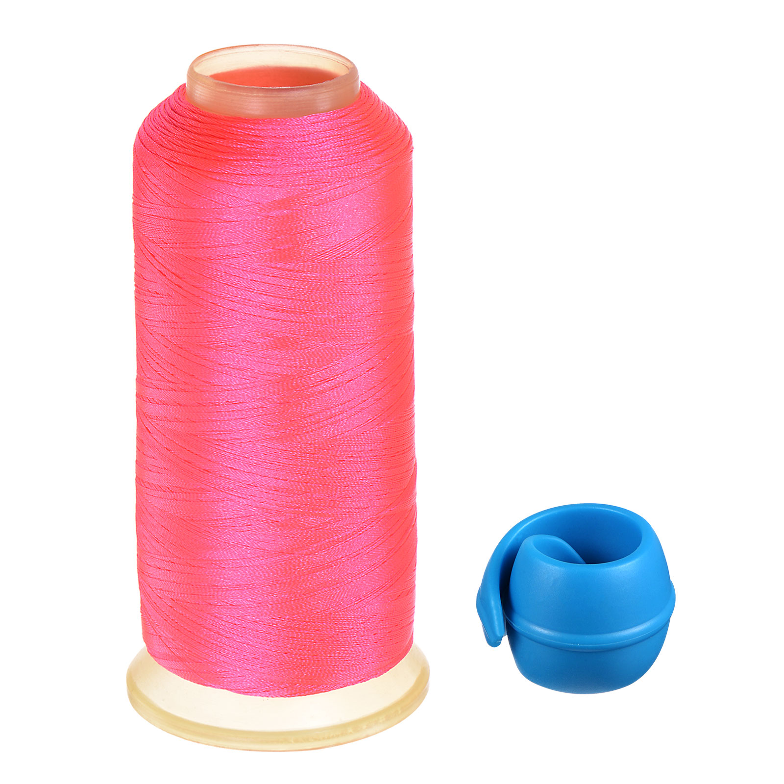 Uxcell Polyester Embroidery Thread and Thread Spools Savers Kit, Hot ...