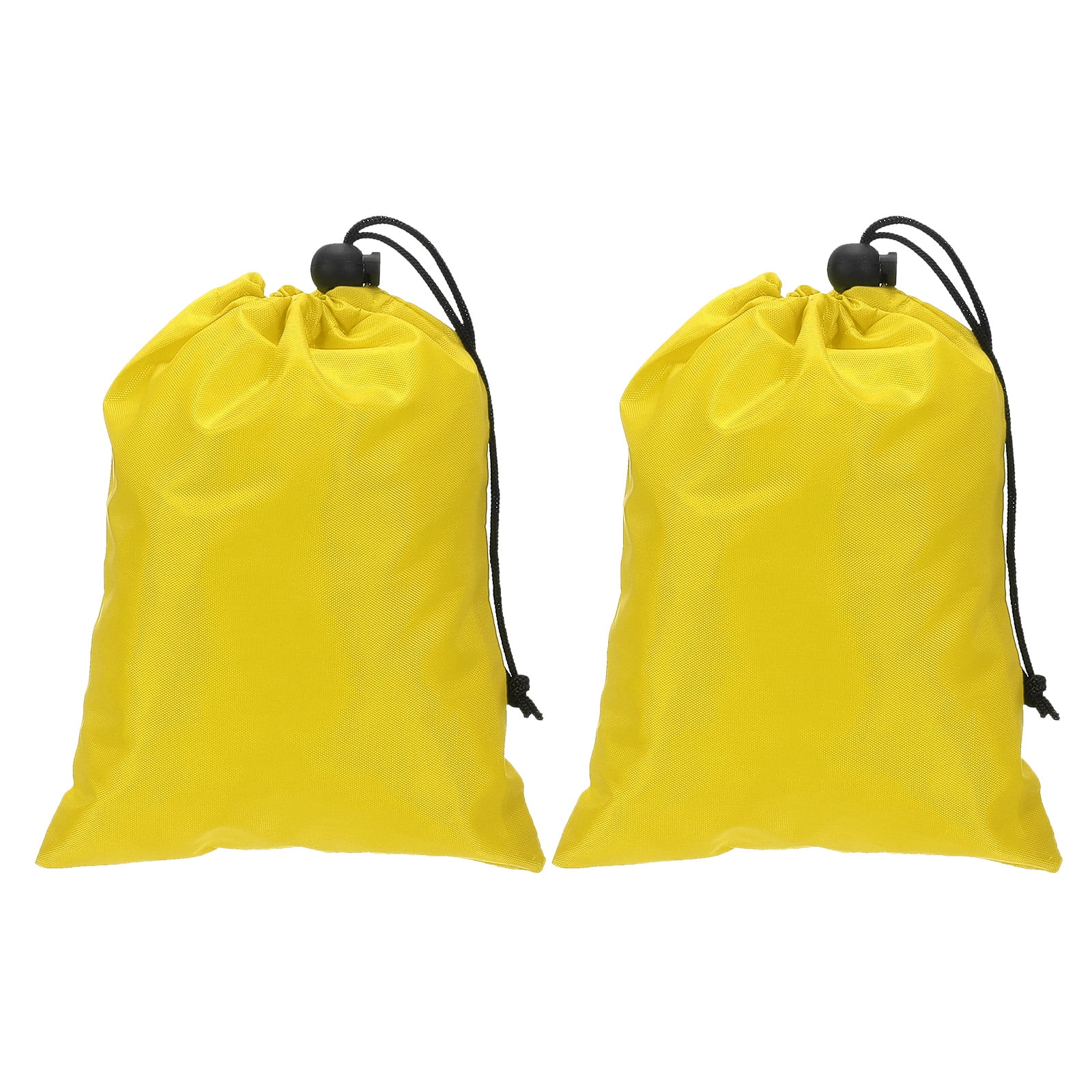 Uxcell Polyester Laundry Bag, 2 Pack 8"x6" Heavy Duty Travel Bag with Drawstring Tear Resistant ...