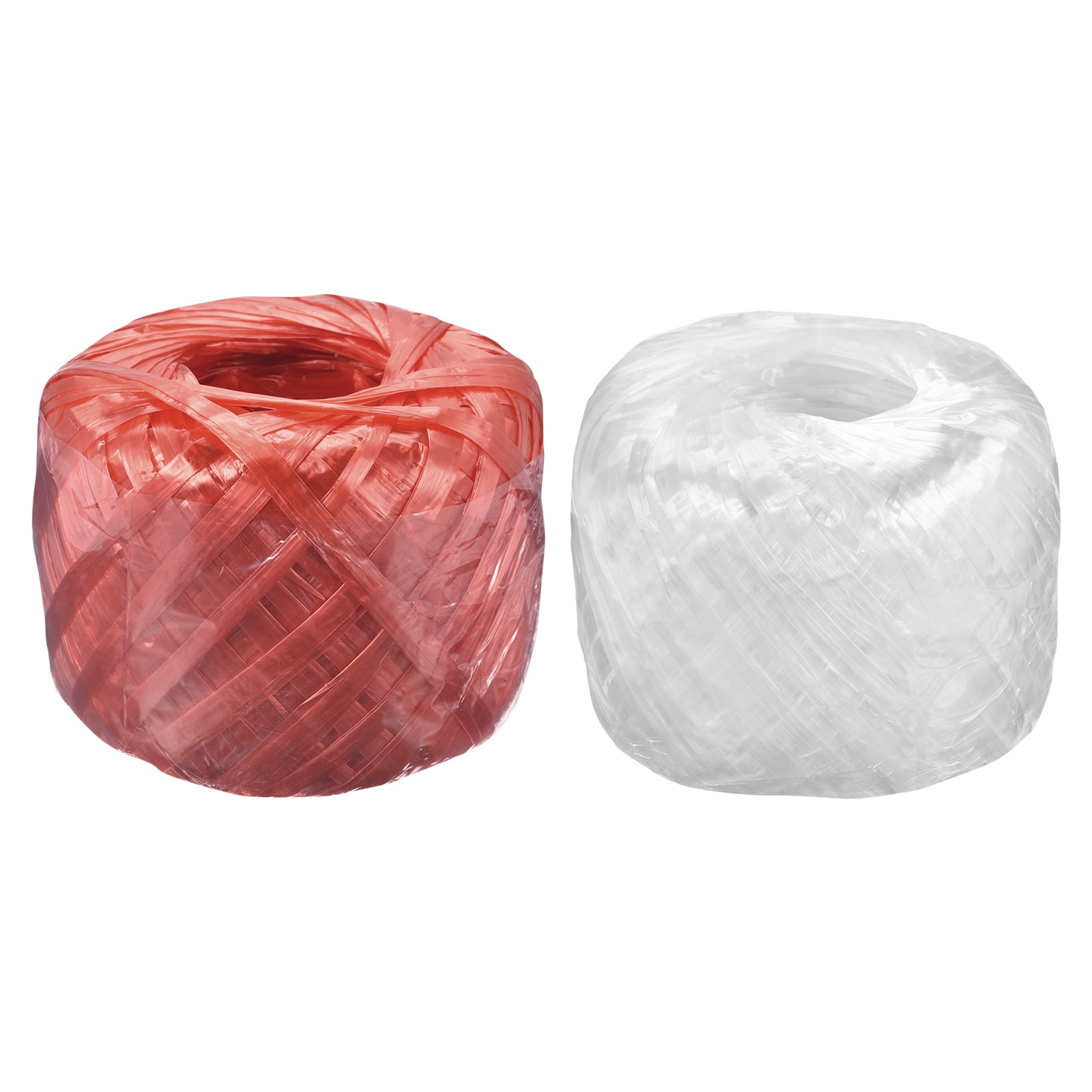 Uxcell Polyester Nylon Plastic Rope Twine Bundled for Packing ,350m Red ...