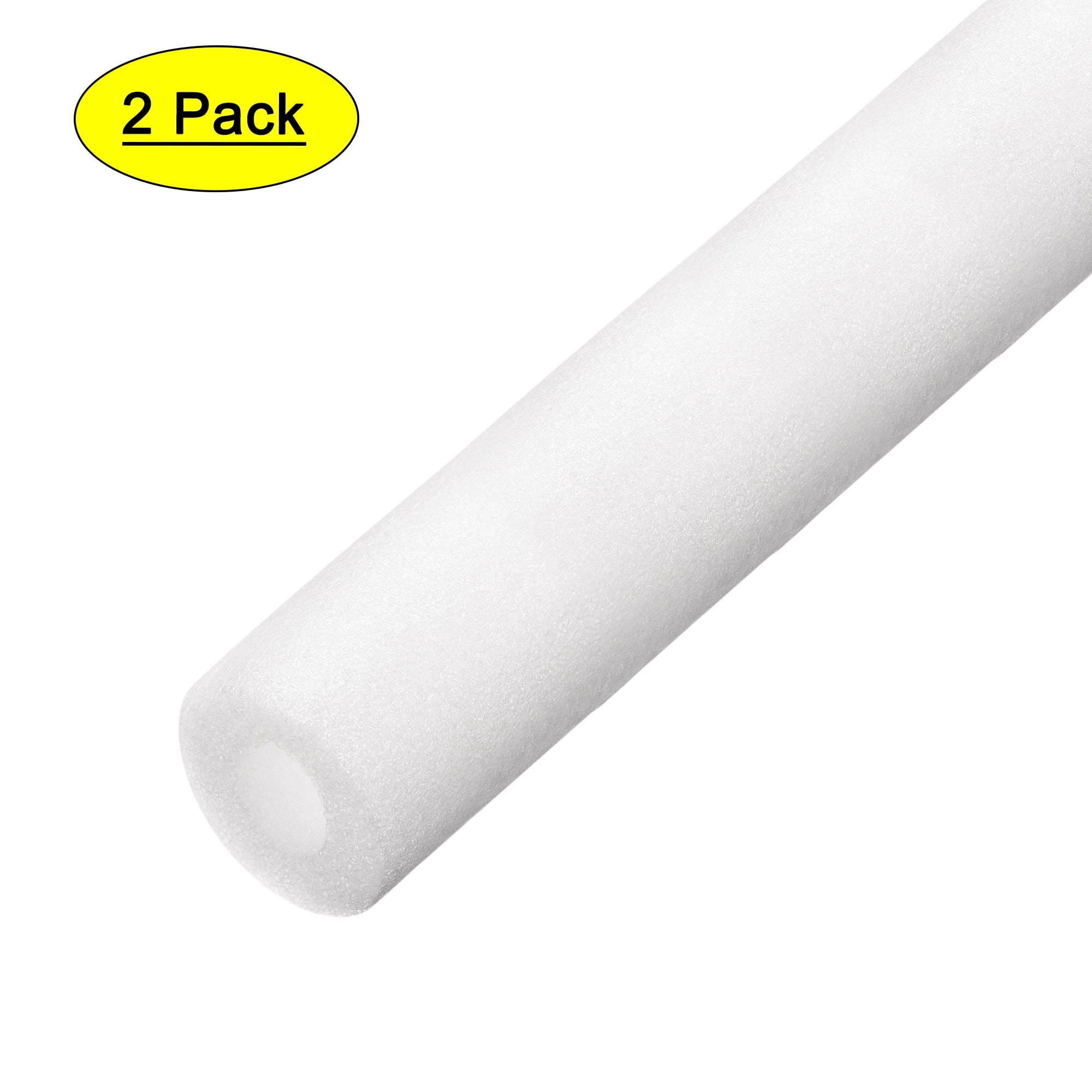 Uxcell Polystyrene Foam Tube Insulation Cable Protectors 2pcs 0.98 x 1 ...