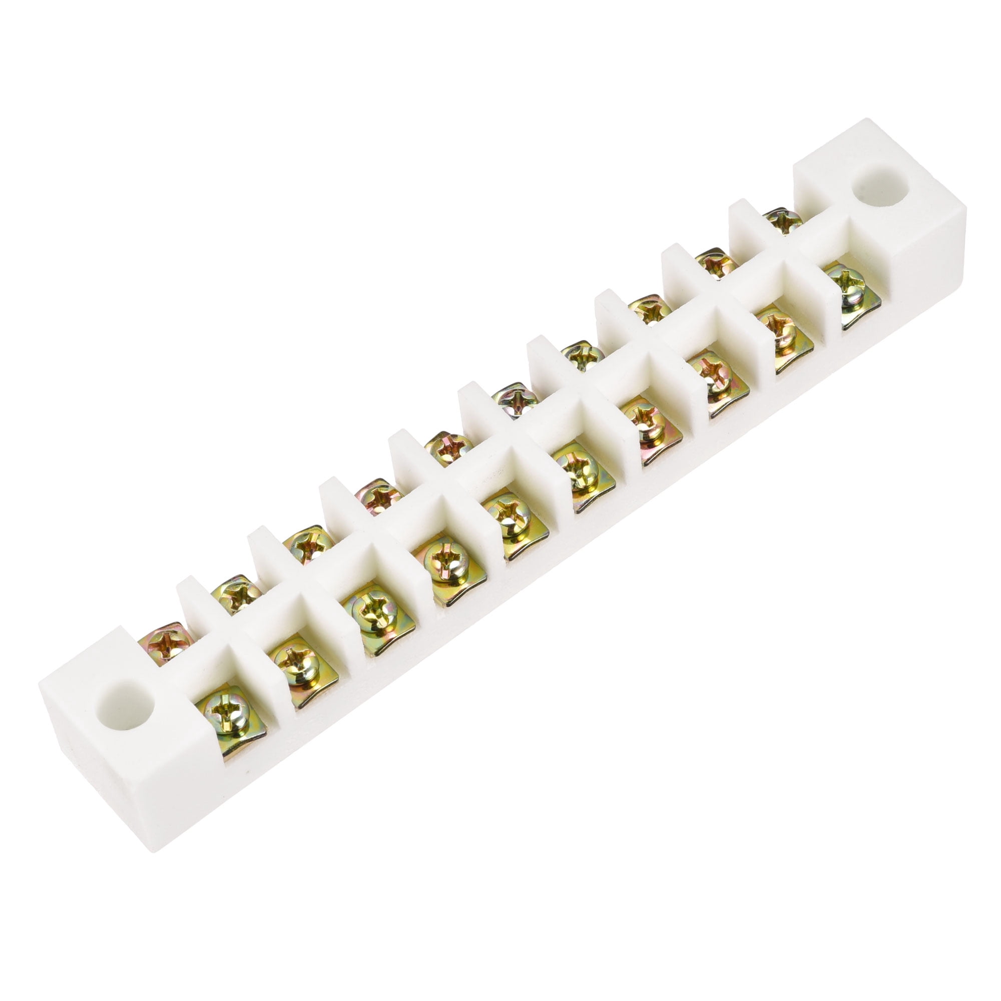 Uxcell Porcelain Ceramic Terminal Block 10 Way High Temperature ...