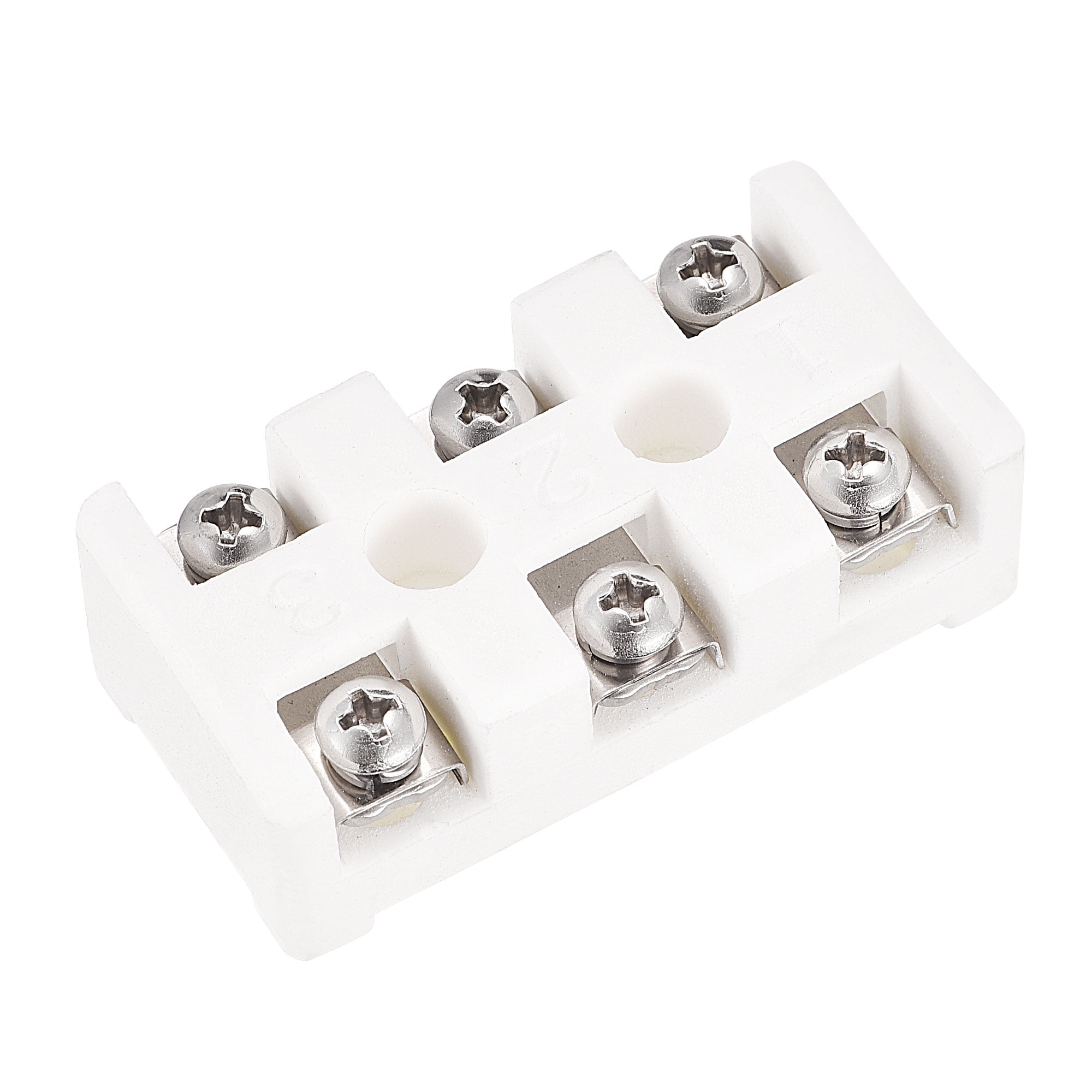 Uxcell Porcelain Ceramic Terminal Block 3 Way High Temperature ...
