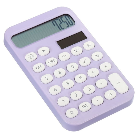Uxcell Portable Electronic Calculator 12 Digit LCD Display Office ...