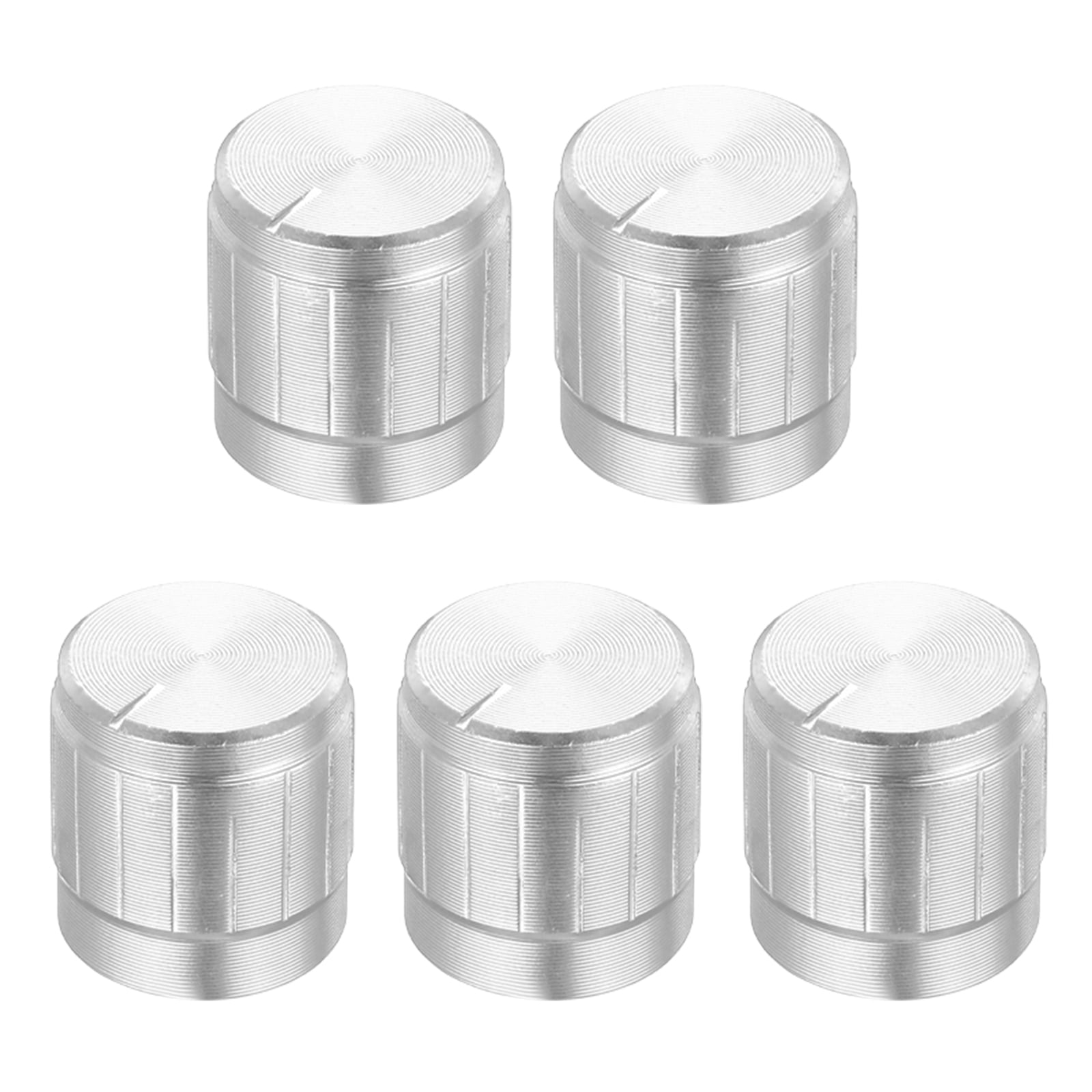 Uxcell Potentiometer Control Knob 6x17x17mm ABS Aluminum Guitar Knobs ...