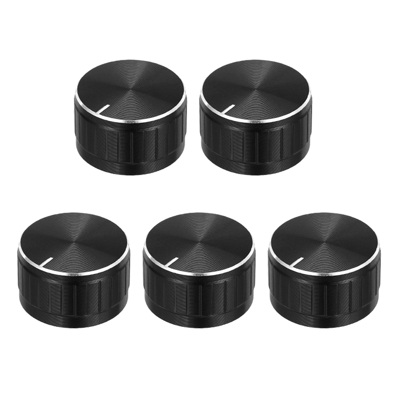 Uxcell Potentiometer Control Knob 6x30x17mm ABS Aluminum Guitar Knobs ...