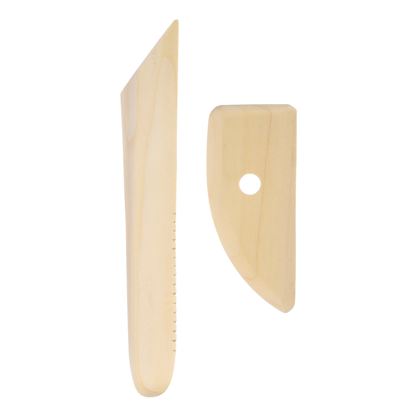 Uxcell Pottery Ribs Wooden Clay Ceramic Tools Set for Shaping and ...