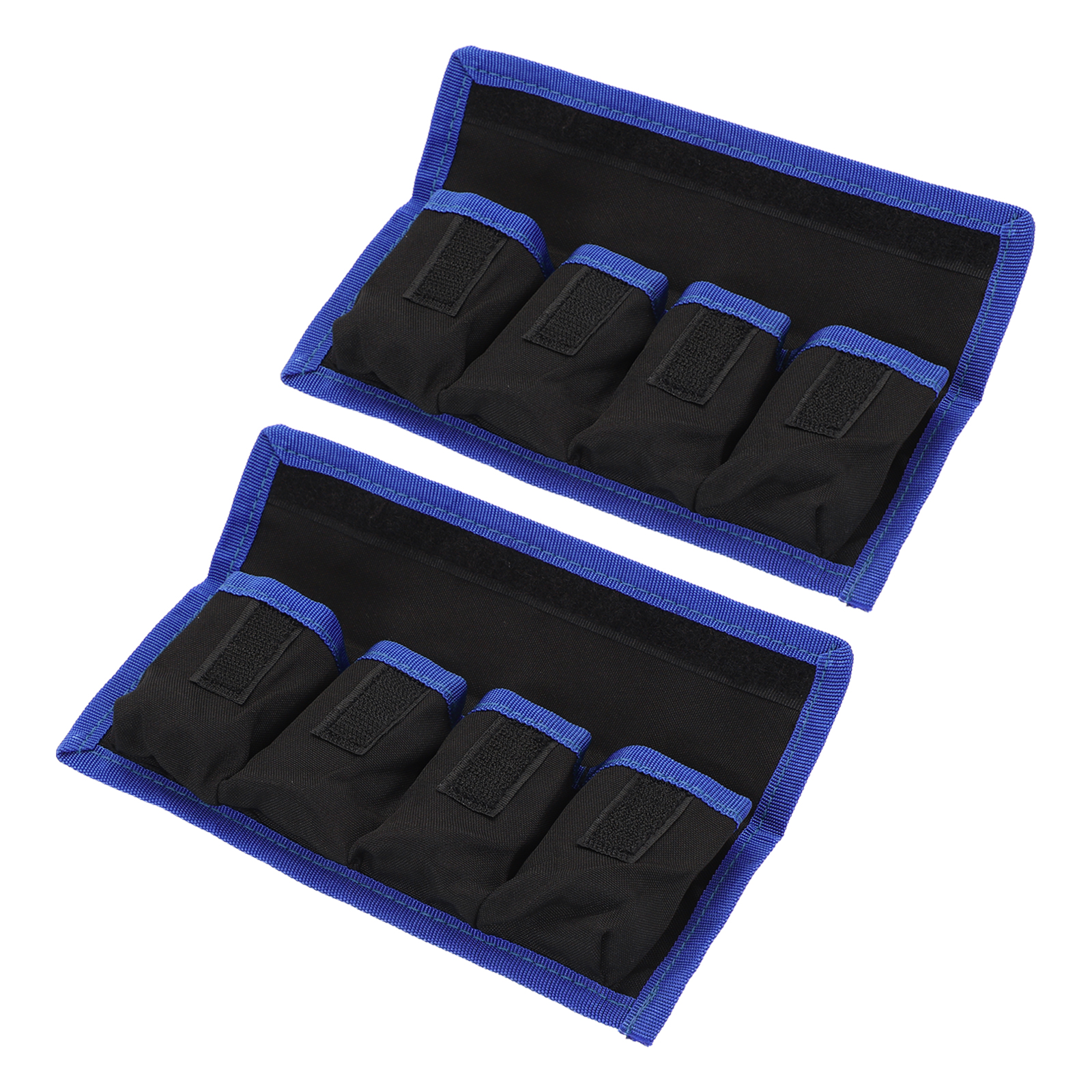 Uxcell Pouch Cases, 4 Pocket Nylon DSLR Battery Case Holder Storage Bag ...