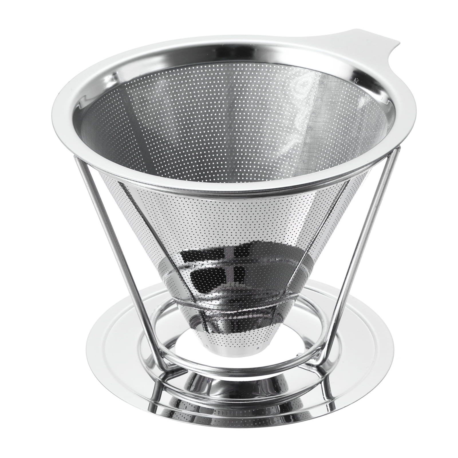 Uxcell Pour Over Coffee Dripper 300 Mesh 113mm Diameter Reusable Coffee ...