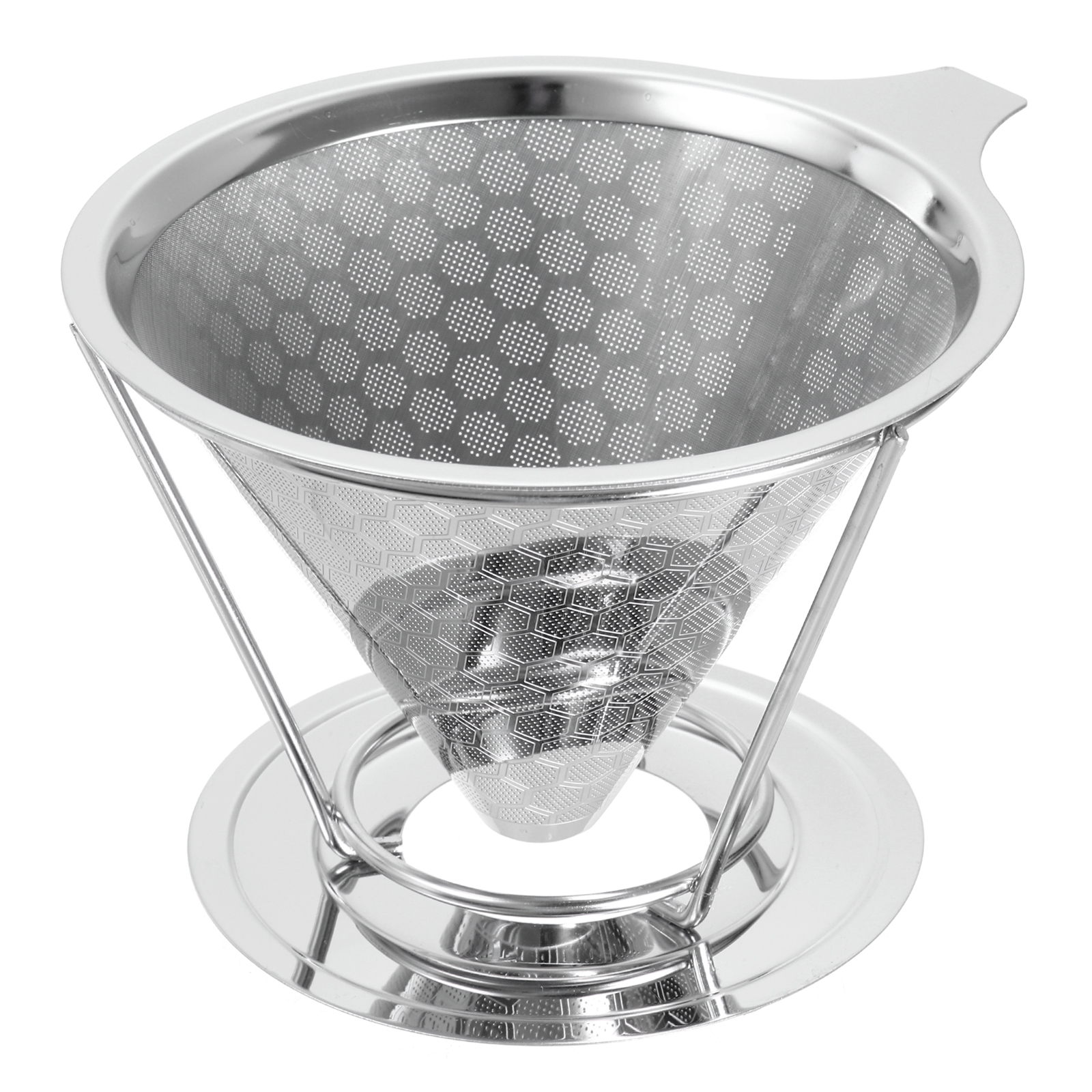Uxcell Pour Over Coffee Dripper 300 Mesh 123mm Diameter Cone Maker with ...