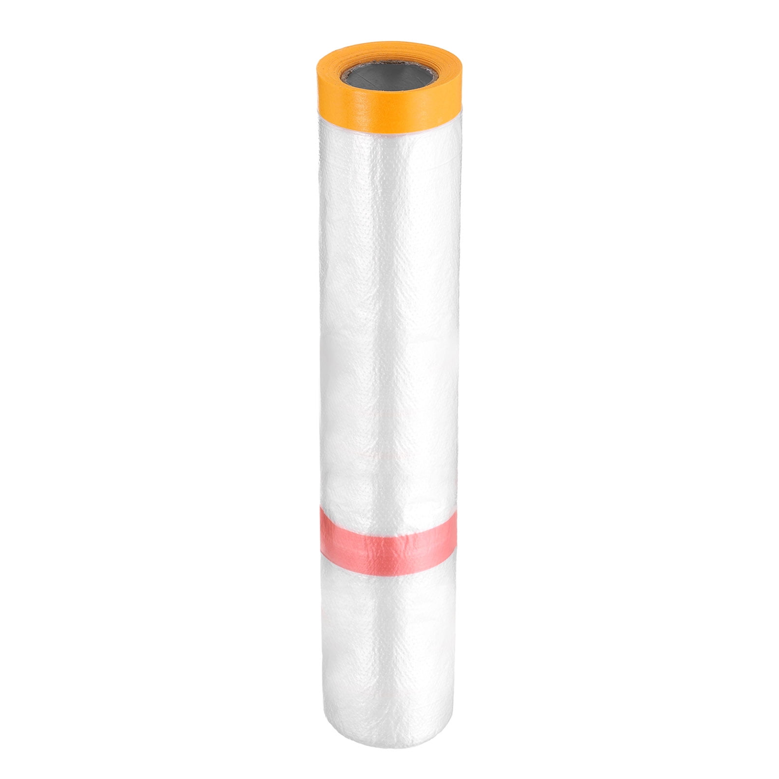 Uxcell Pre-Taped Masking Film 157.5x32.8ft Double Adhesive Tape and ...