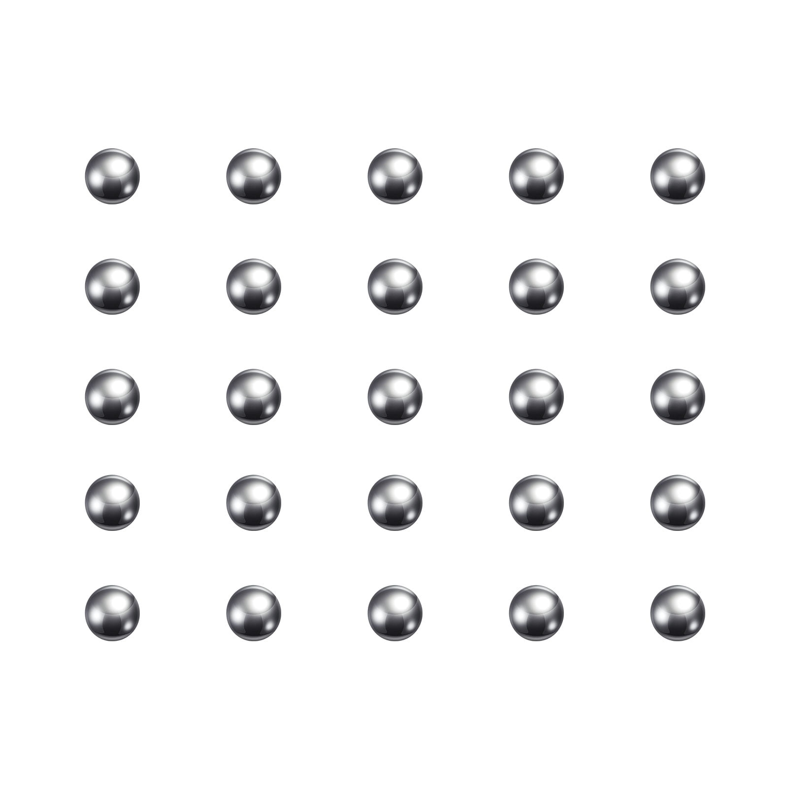 Uxcell Precision Balls 2mm Diameter G25 Chrome Steel Ball for Bearings ...