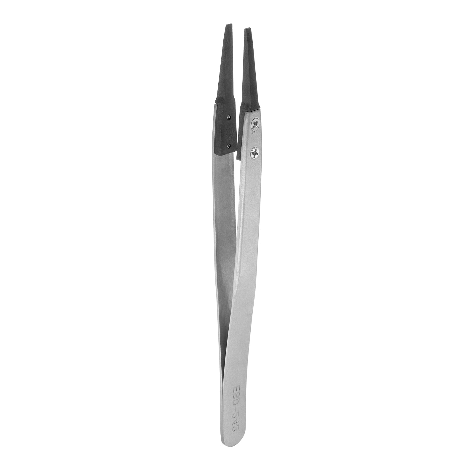 Uxcell Precision Ceramic Tweezer 4.9" Stainless Steel ESD Tweezers Anti ...