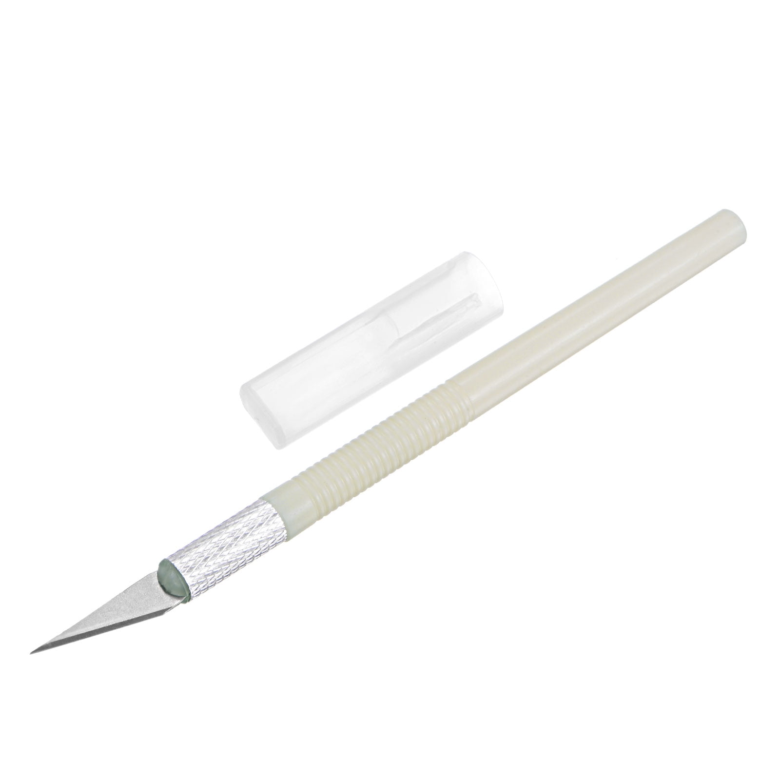 Uxcell Precision Craft Carving Knife Hobby Knife with White Plastic ...