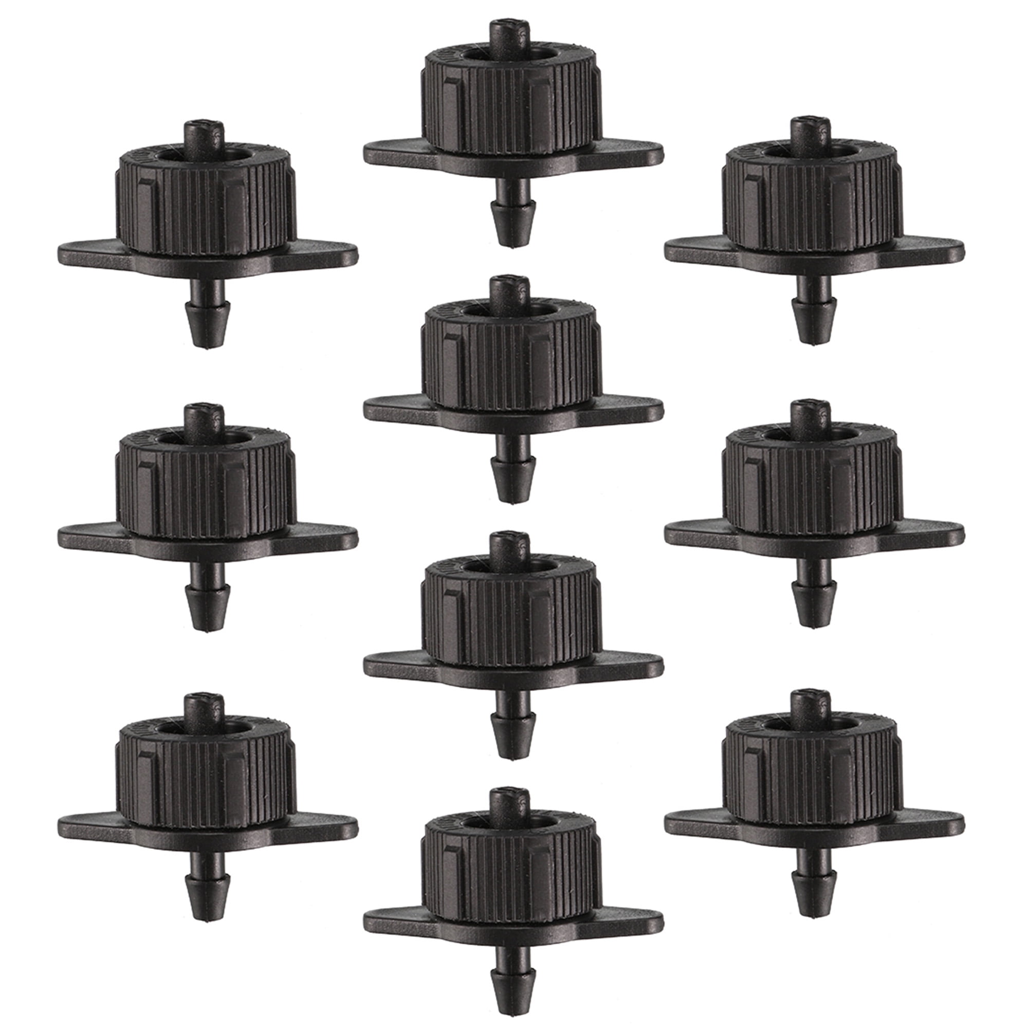 Uxcell Pressure Compensating Dripper 1 GPH 4L/H Emitter Plastic Black ...