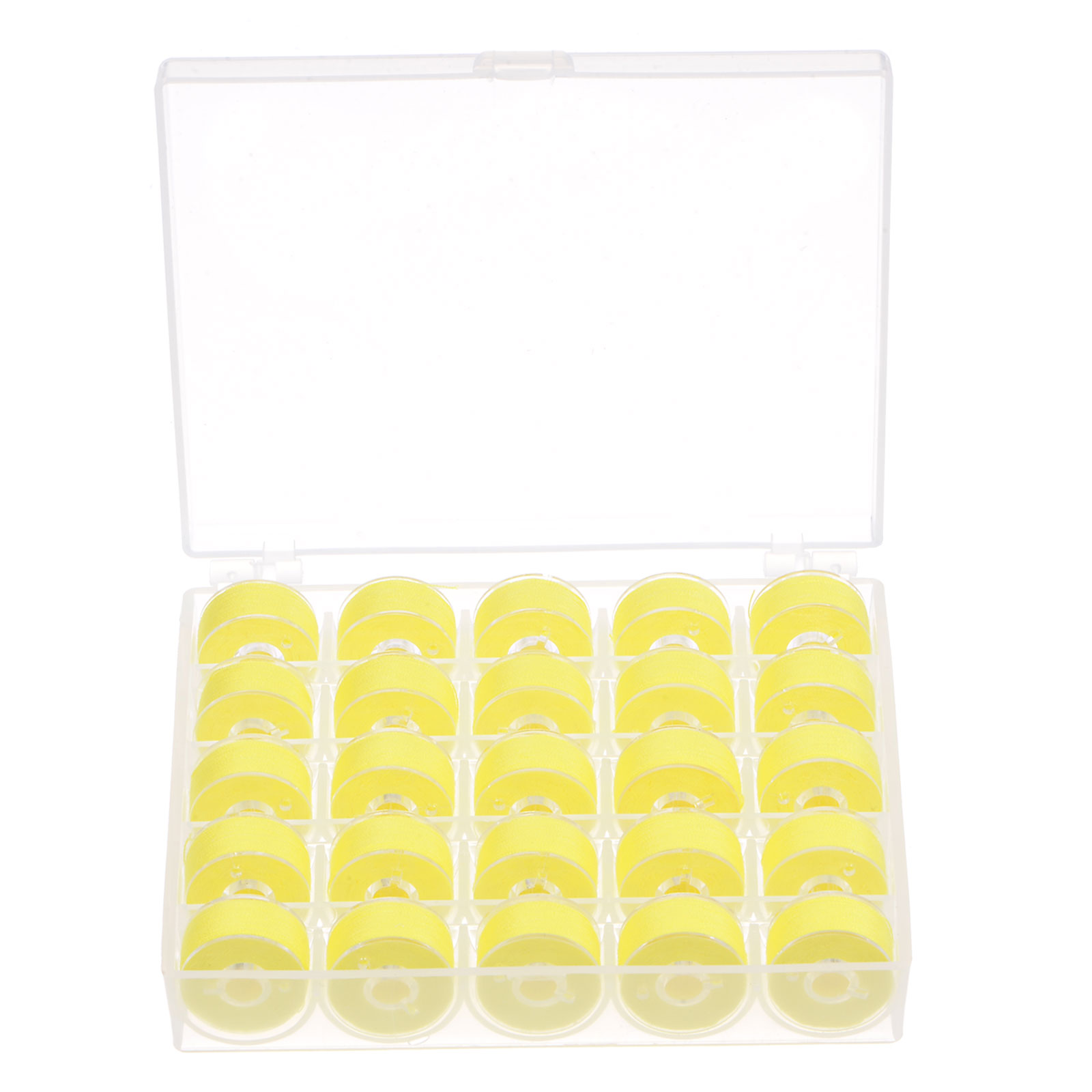 Uxcell Prewound Bobbin Thread with Storage Case for Embroidery and ...