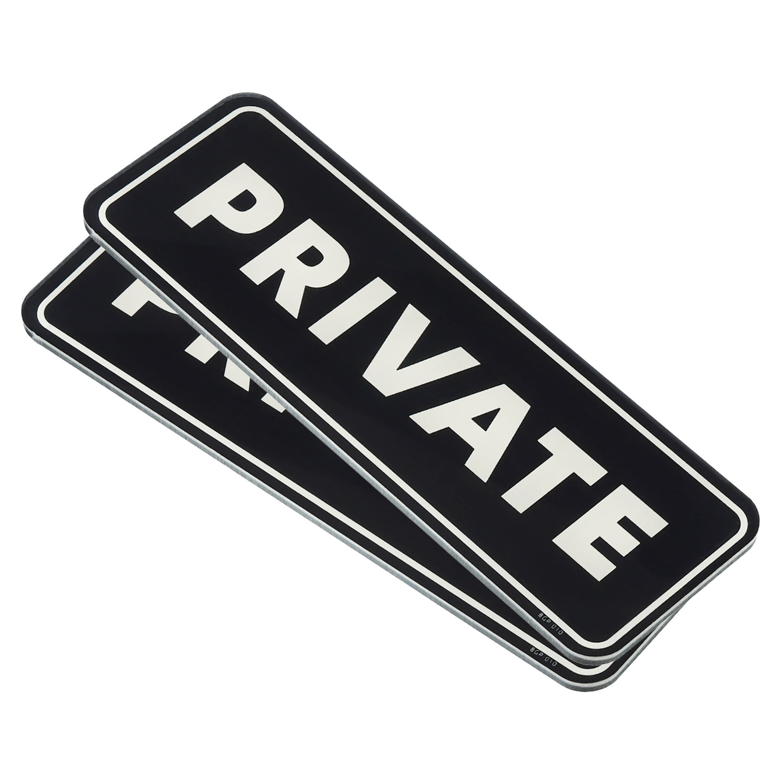 Uxcell Private Door Sign 9"x3" Self Adhesive Privacy Sticker Easy ...