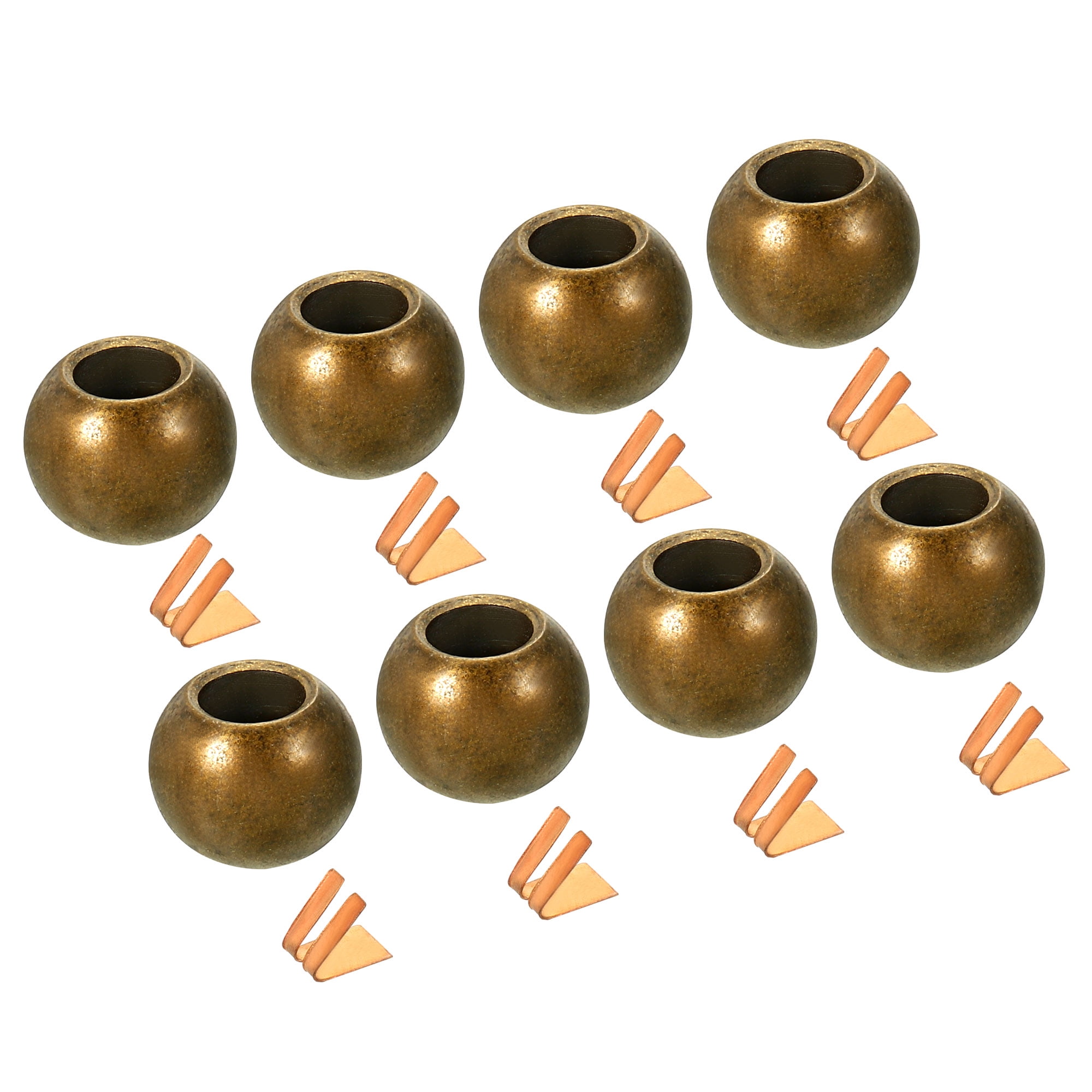 Uxcell Pull Cord End Cord Metal Bead Lamp Zipper Round Ball Pull End ...