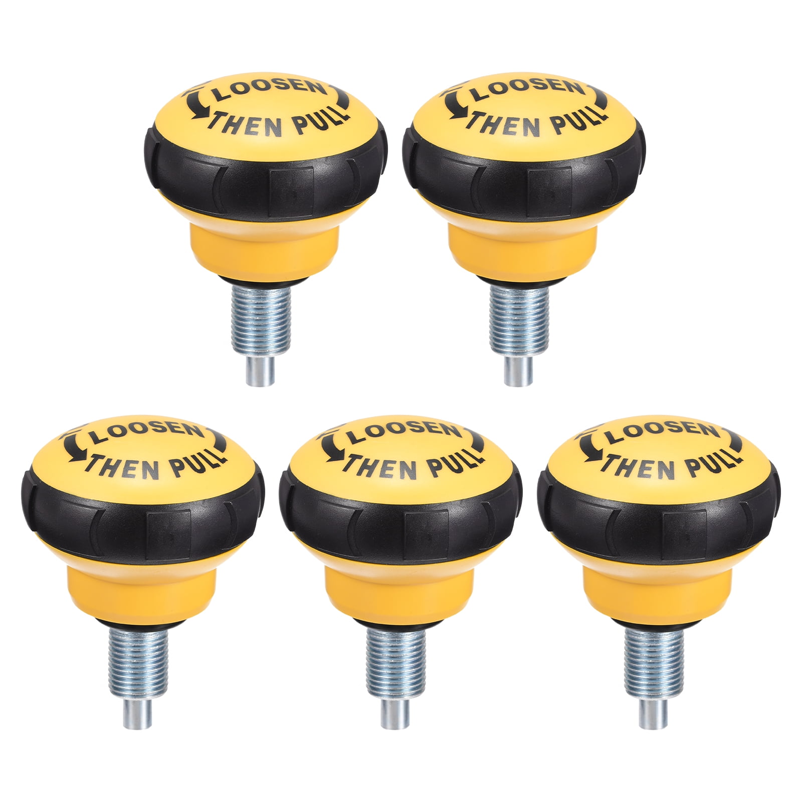 Uxcell Pull Pin Spring Knobs Replacement Part, M16 Exercise Bike Adjustment Knob for Home ...
