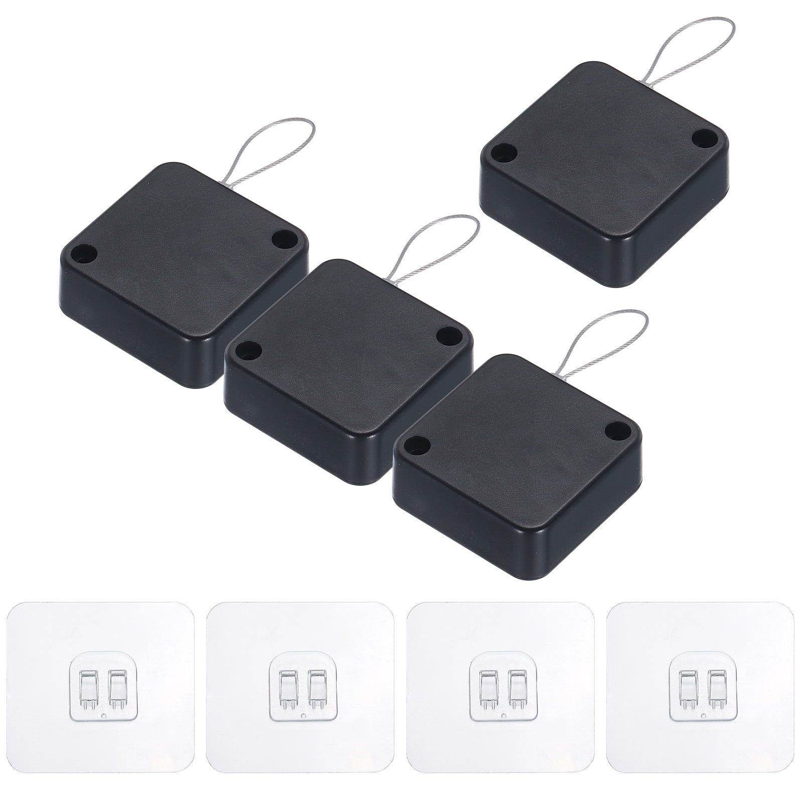 Uxcell Punch Free Automatic Sensor Door Closer ABS Closer with Steel ...