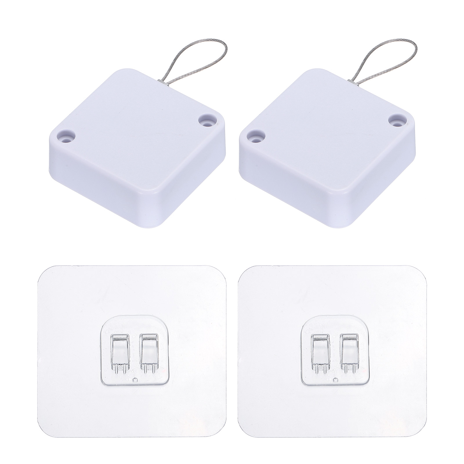 Uxcell Punch Free Automatic Sensor Door Closer ABS Closer with Steel ...