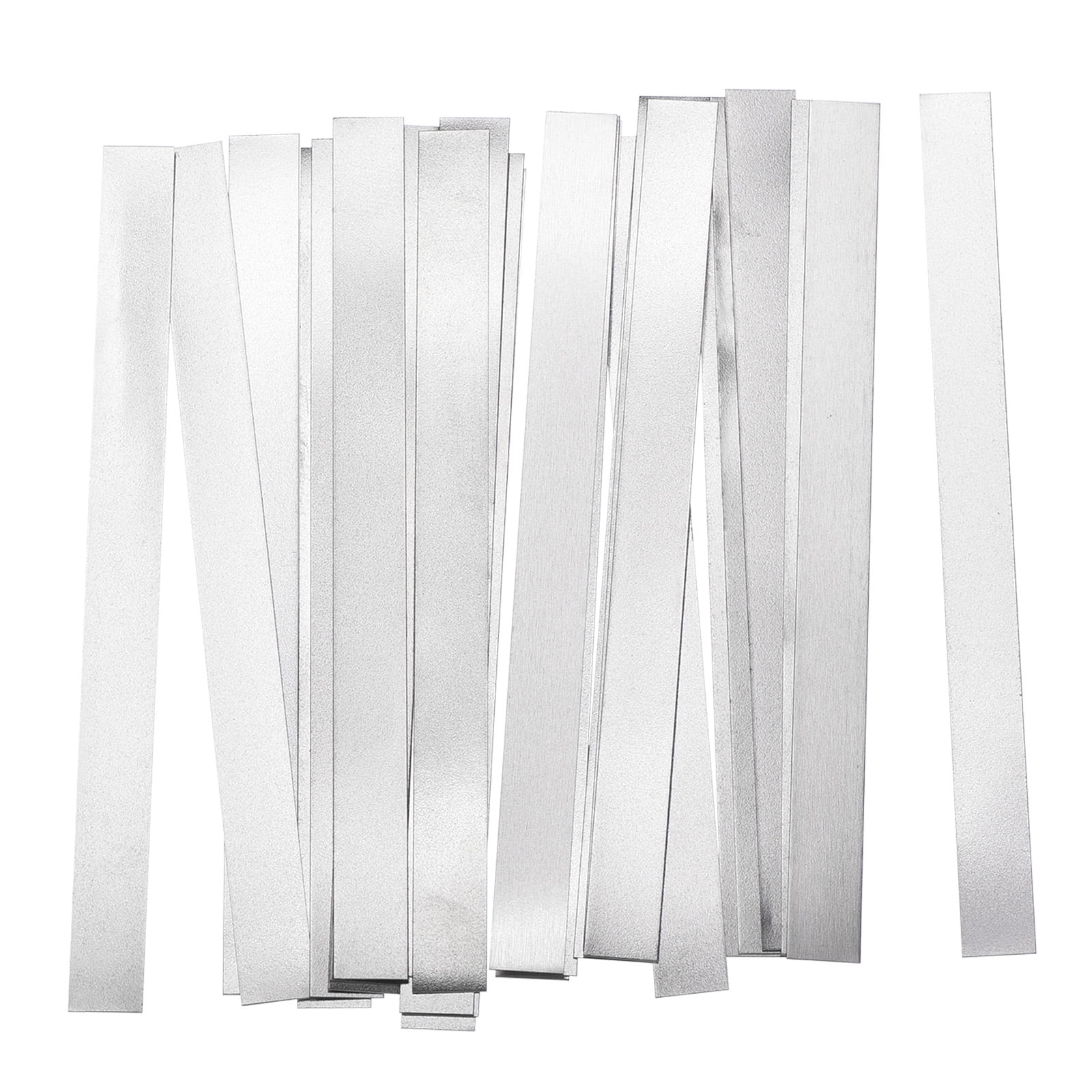 Uxcell Pure Nickel Strip 0.15mm x 8mm x 100mm Battery Soldering Tab for ...