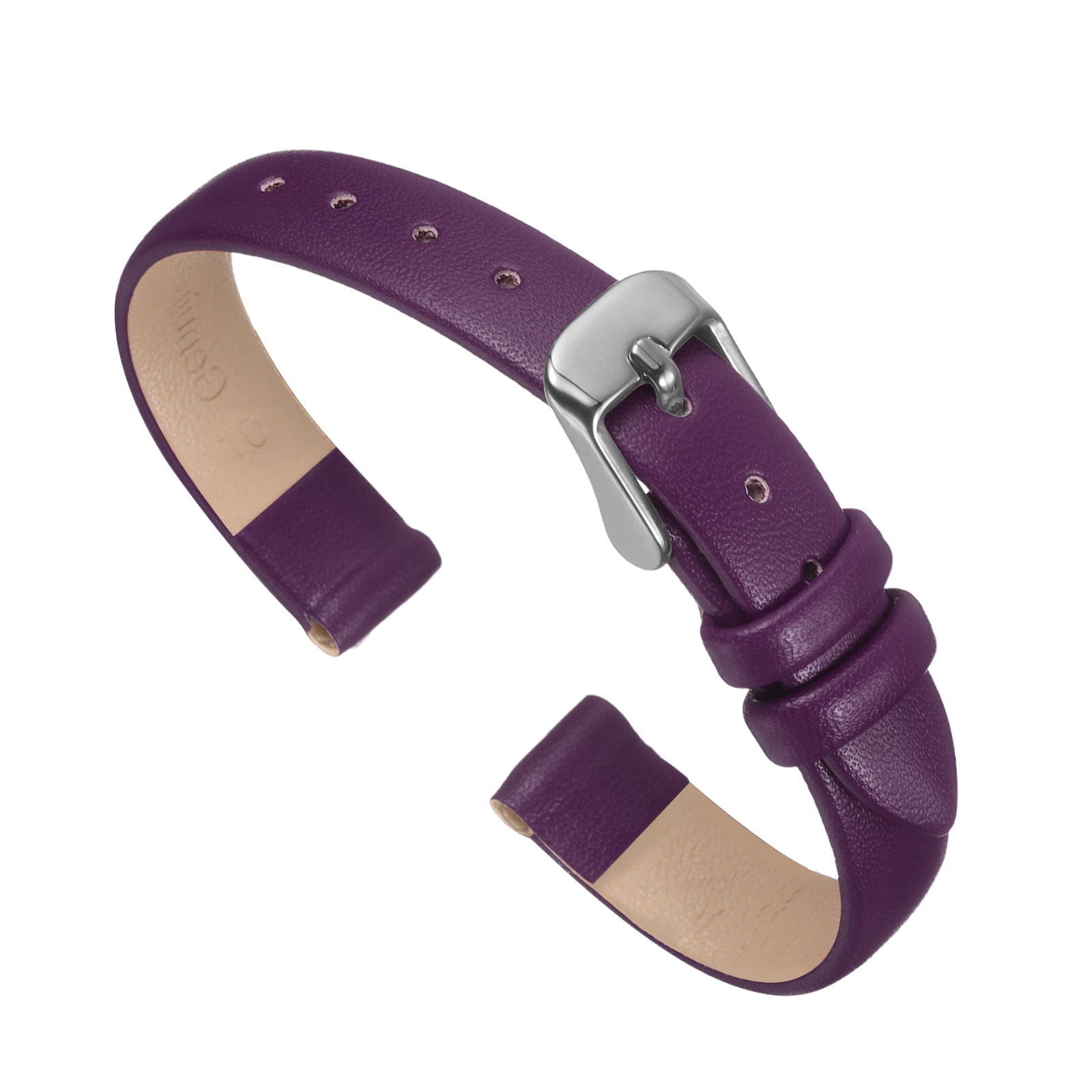 Uxcell Genuine Leather Band Smooth Flat Leather Watch Strap for Men and ...