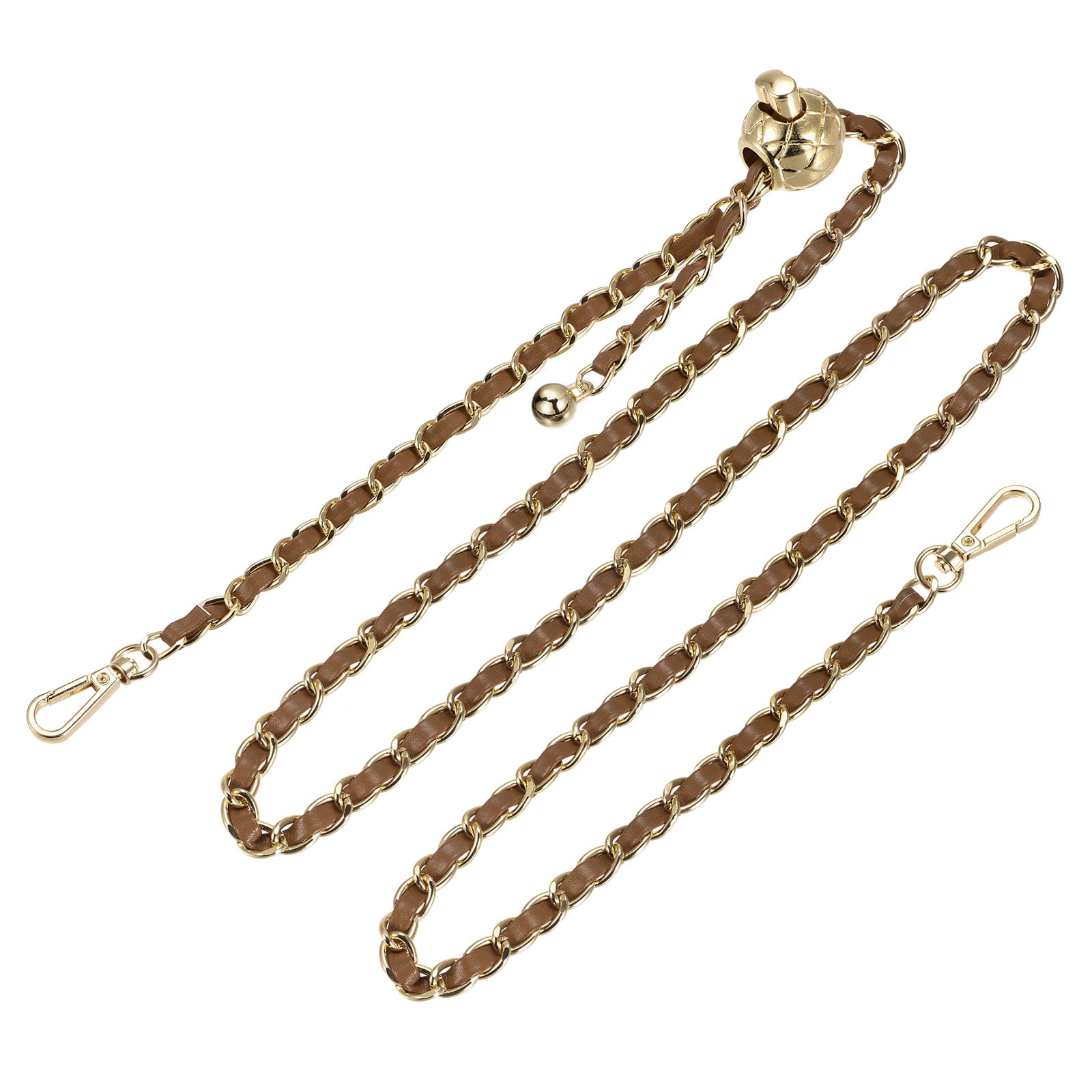 Uxcell Purse Chain Strap, 47 Inch Iron Strap Adjustable Handbag Chains ...