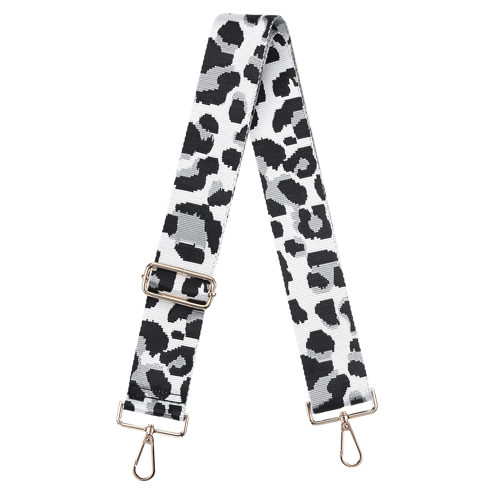 Uxcell Purse Strap Replacement, Leopard Crossbody Shoulder Strap(White ...
